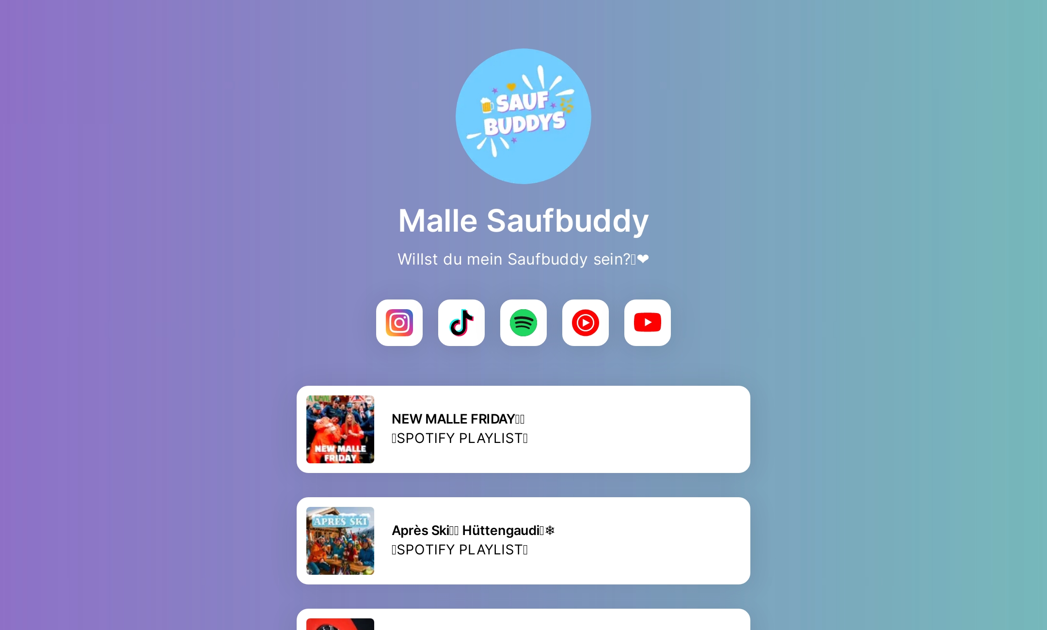 Malle Saufbuddy's Flowpage