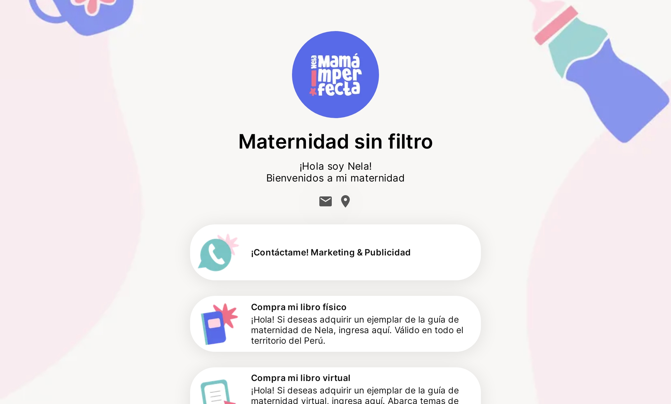 Maternidad sin filtro's Flowpage