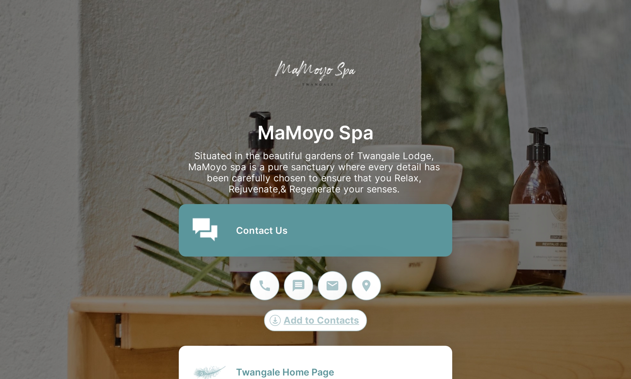 MaMoyo Spa's Flowpage