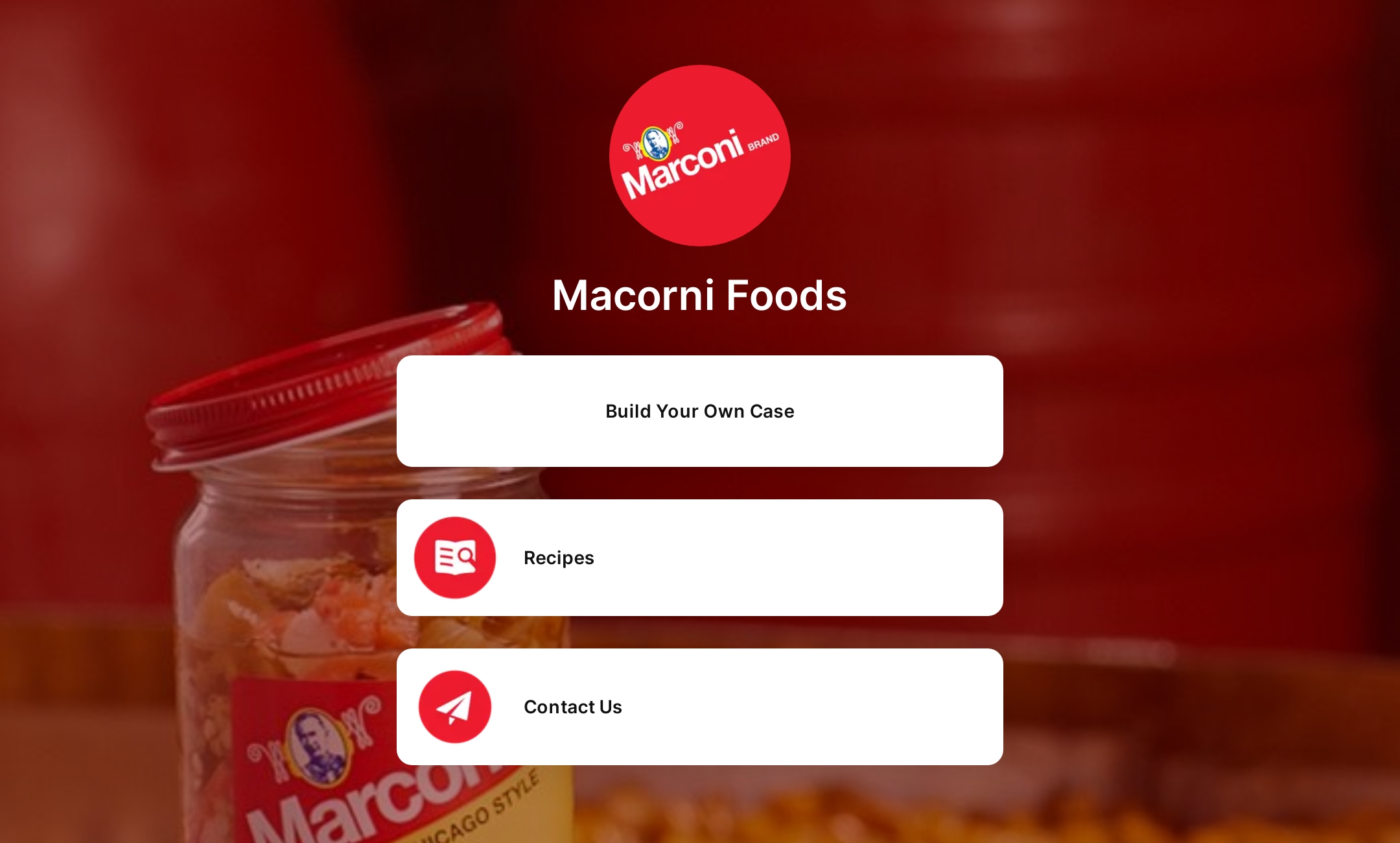 Macorni Foods' Flowpage