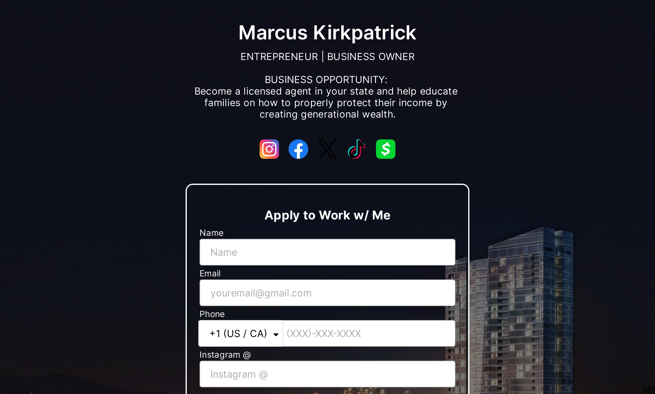 Marcus Kirkpatrick's Flowpage