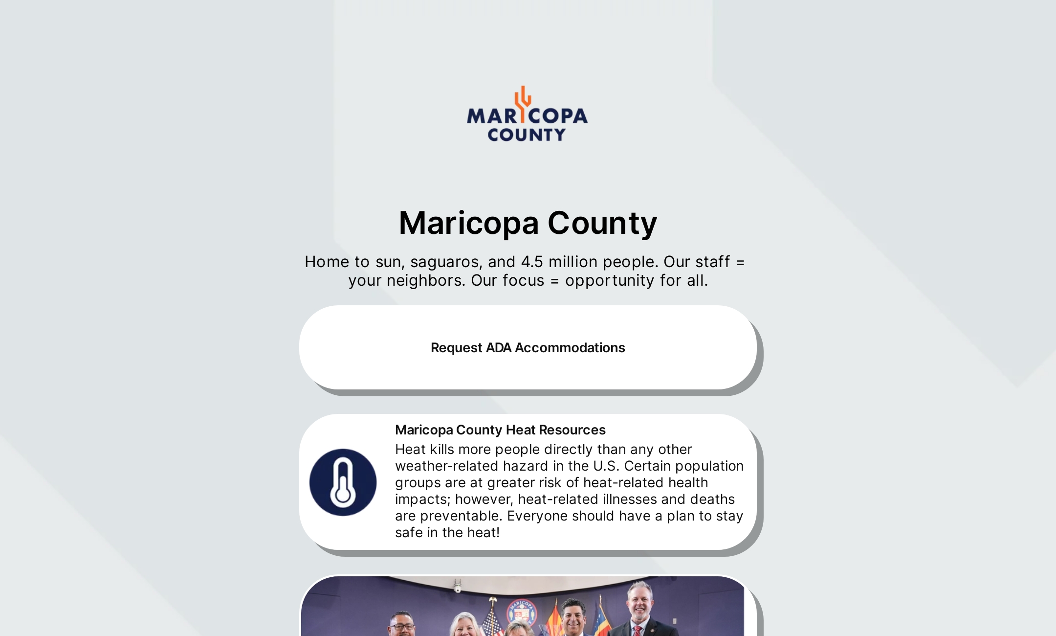 Maricopa County's Flowpage