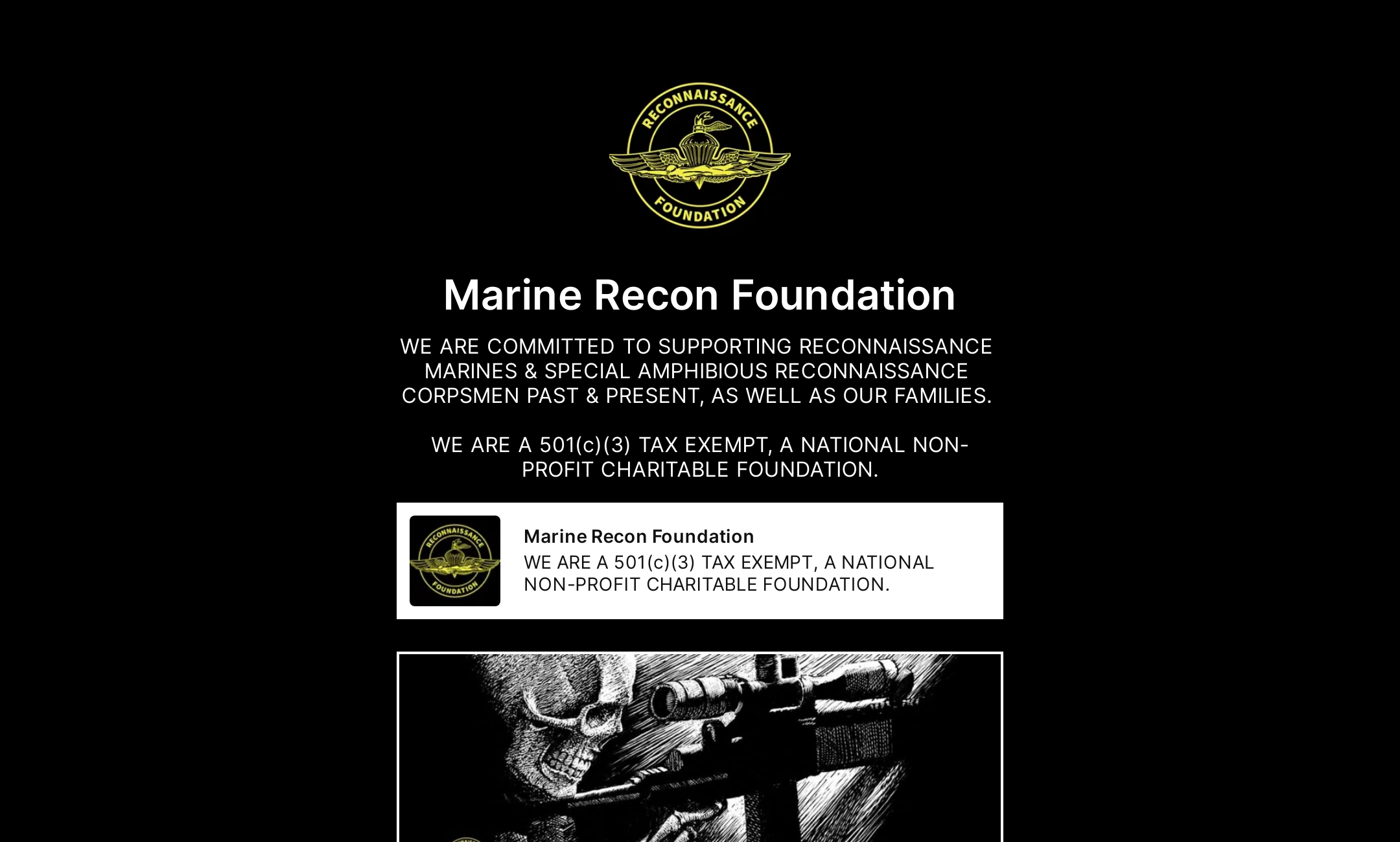 Marine Recon Foundation's Flowpage