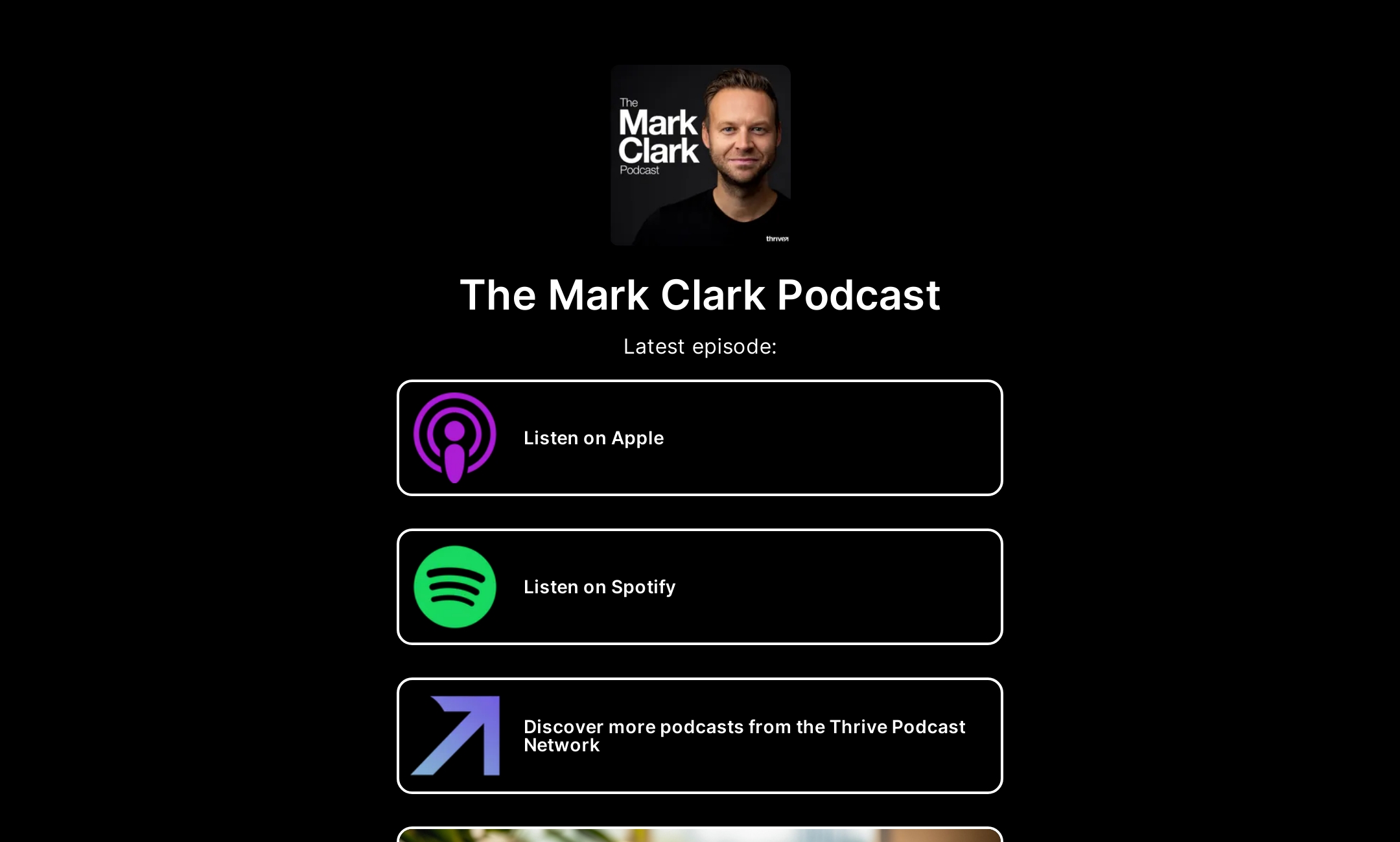 The Mark Clark Podcast's Flowpage