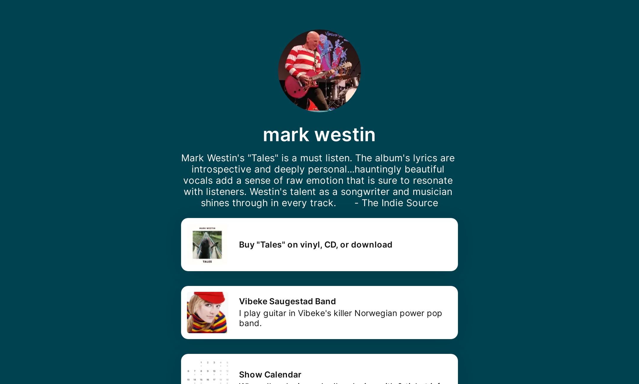 mark westin's Flowpage