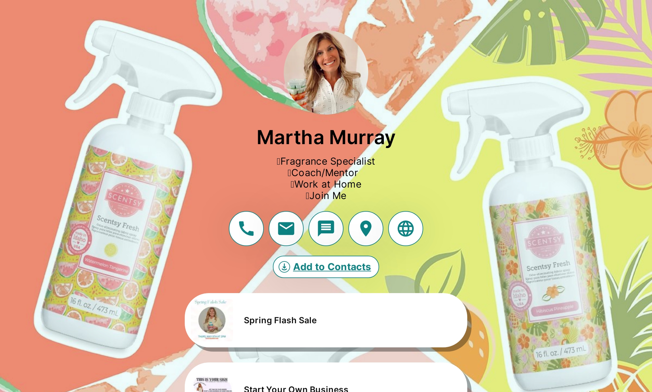 Martha Murray 's Flowpage