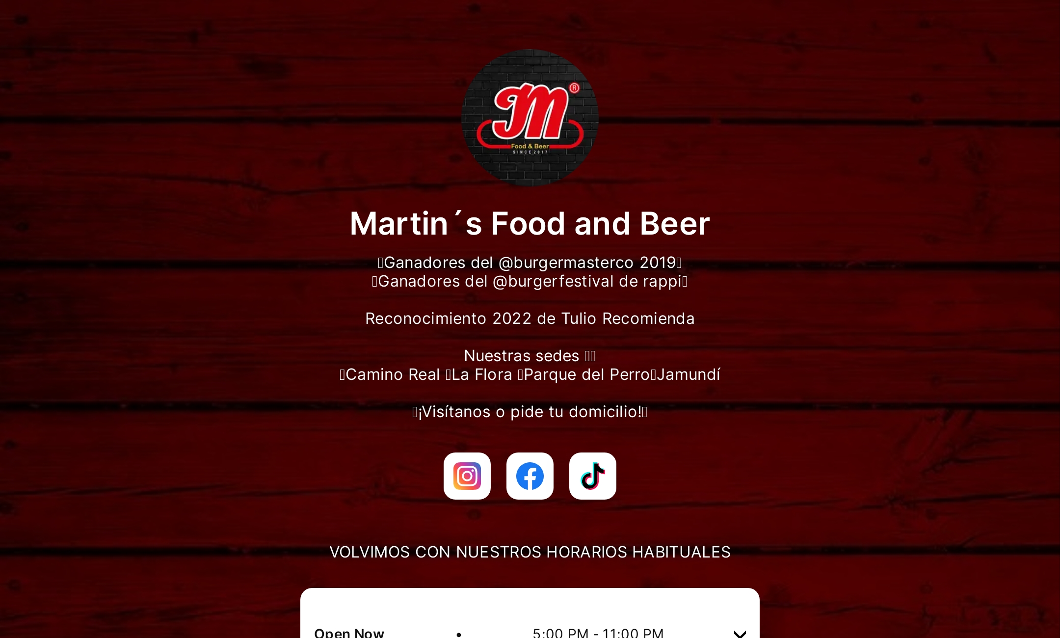 Martin´s Food and Beer's Flowpage