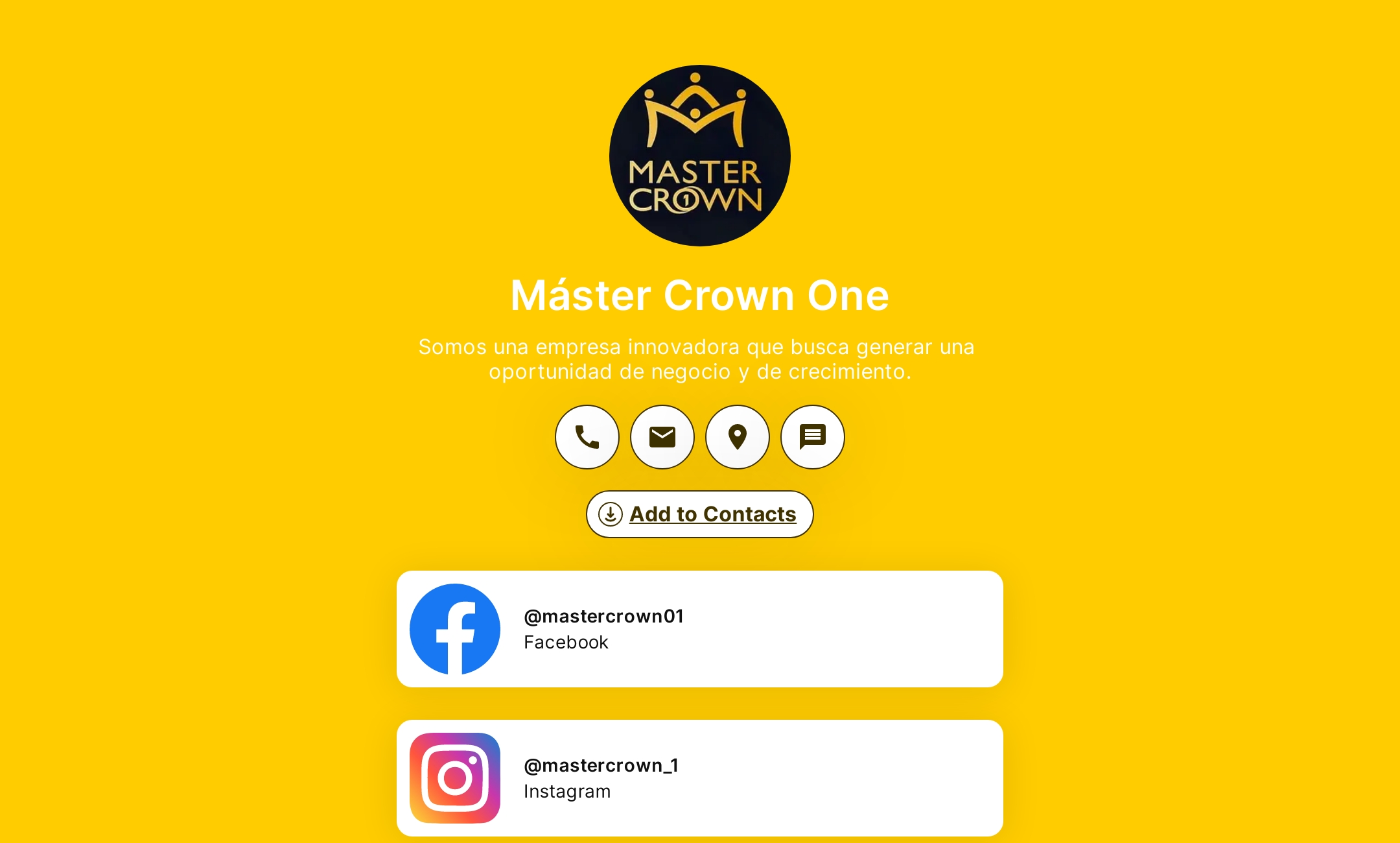 Máster Crown One 's Flowpage