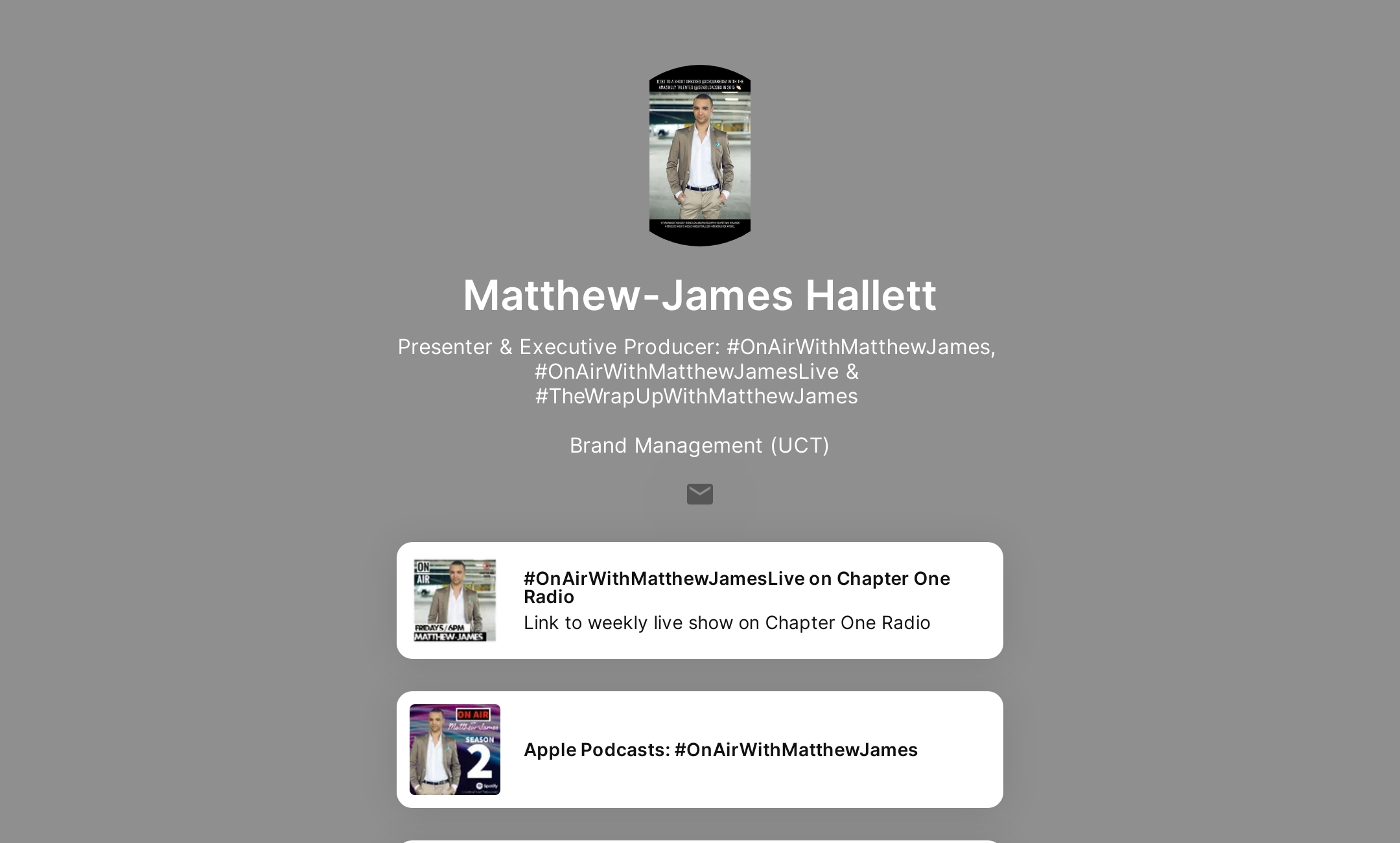 Matthew-James Hallett 's Flowpage
