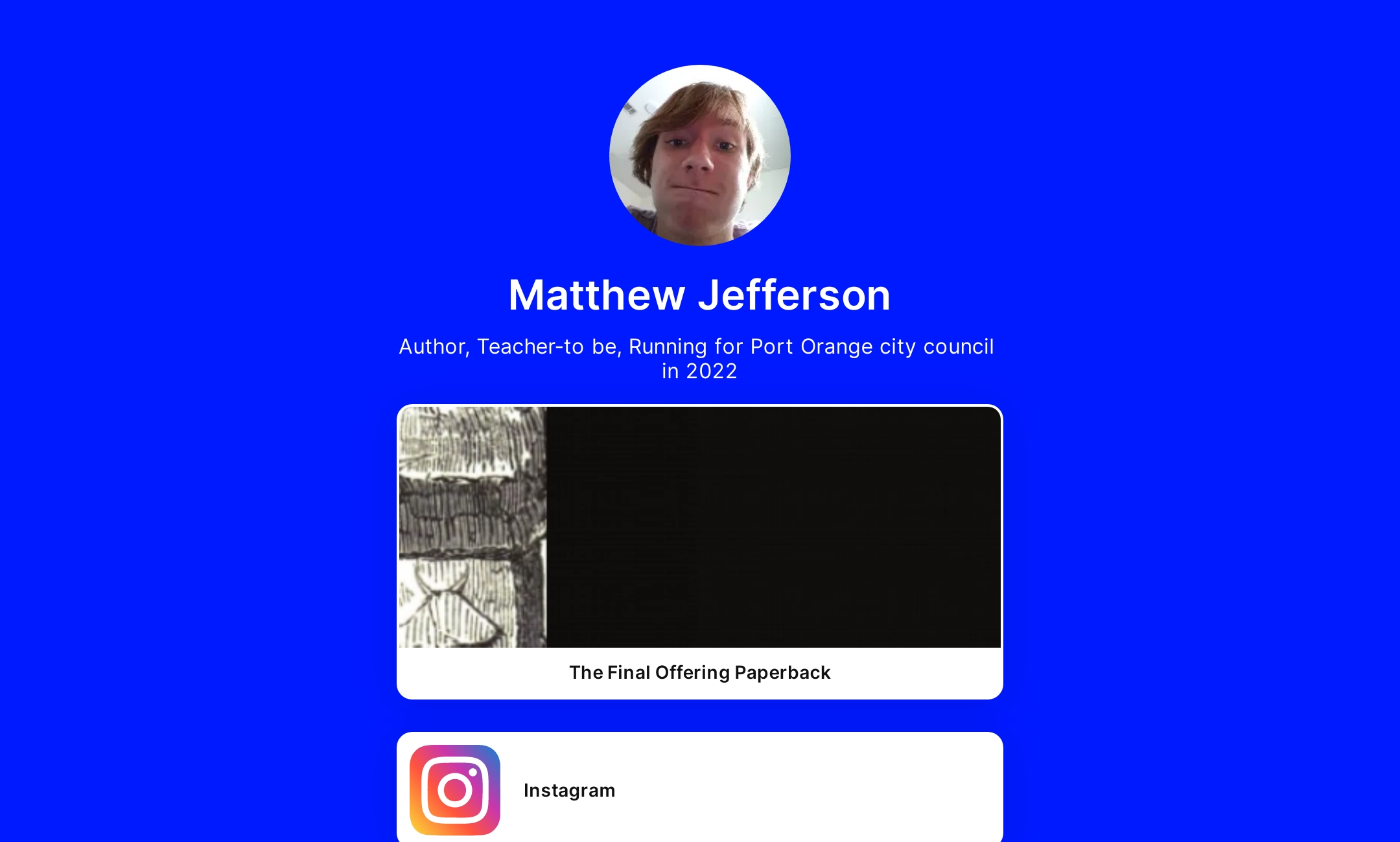 Matthew Jefferson 's Flowpage