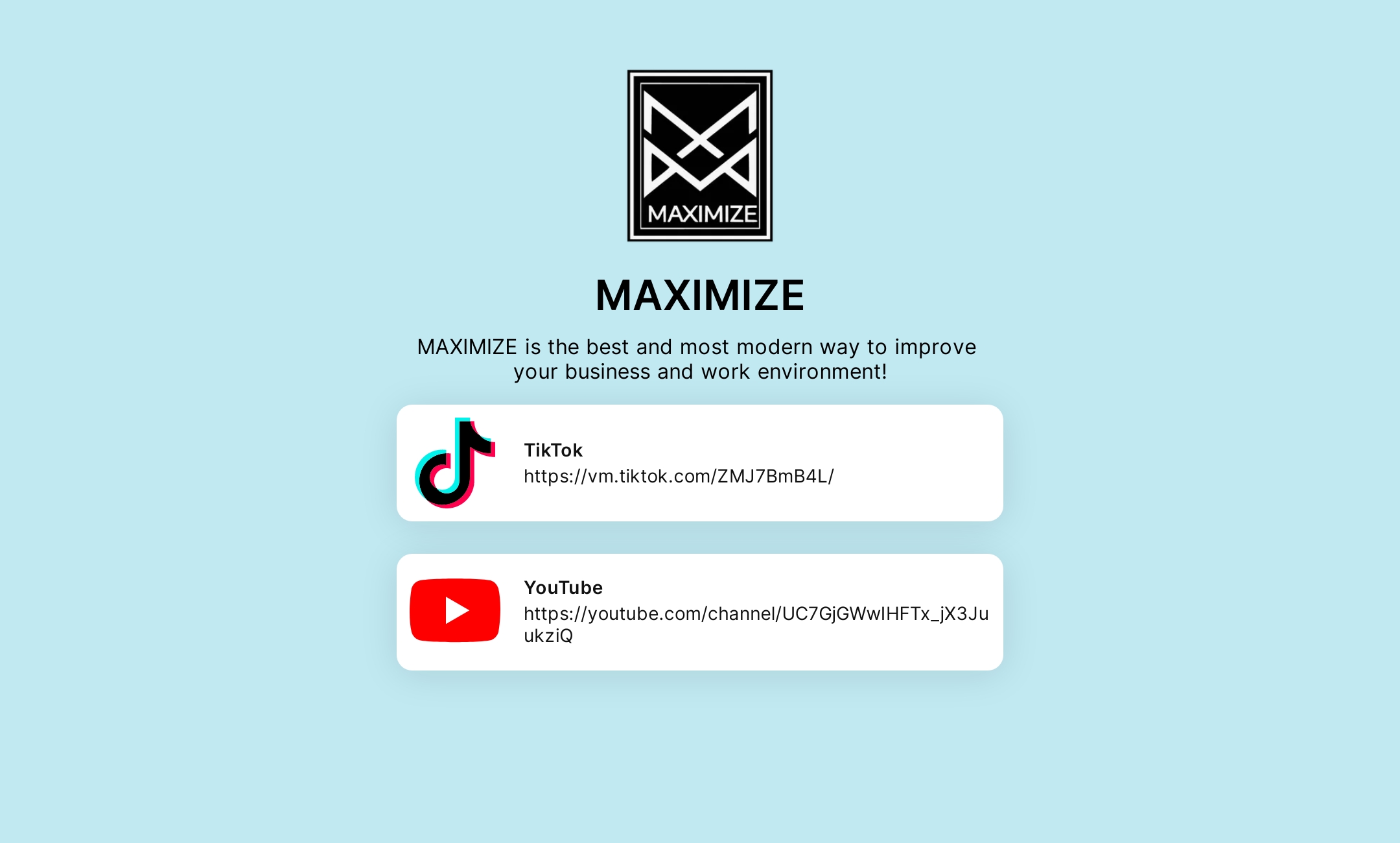 MAXIMIZE's Flowpage