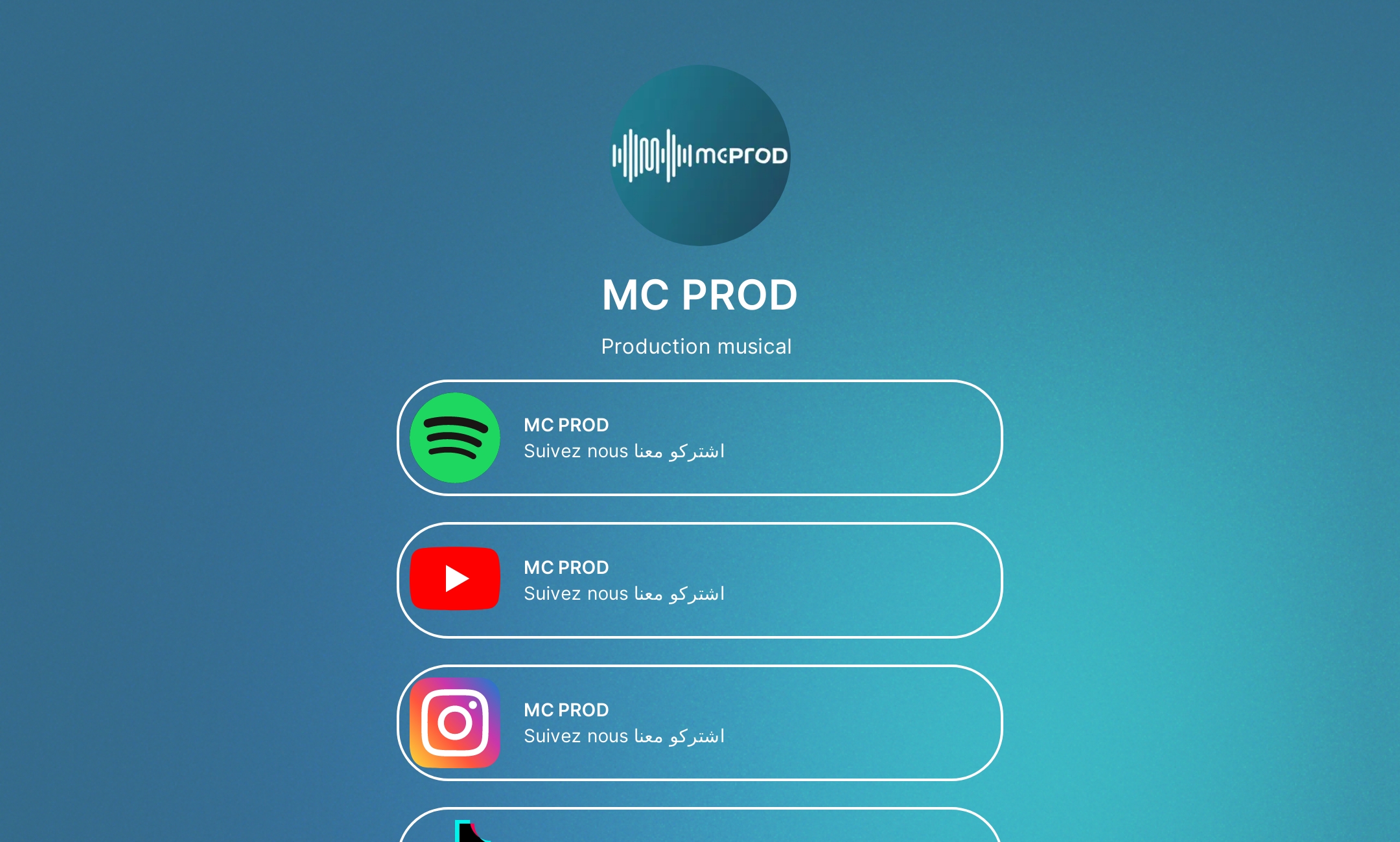 MC PROD's Flowpage