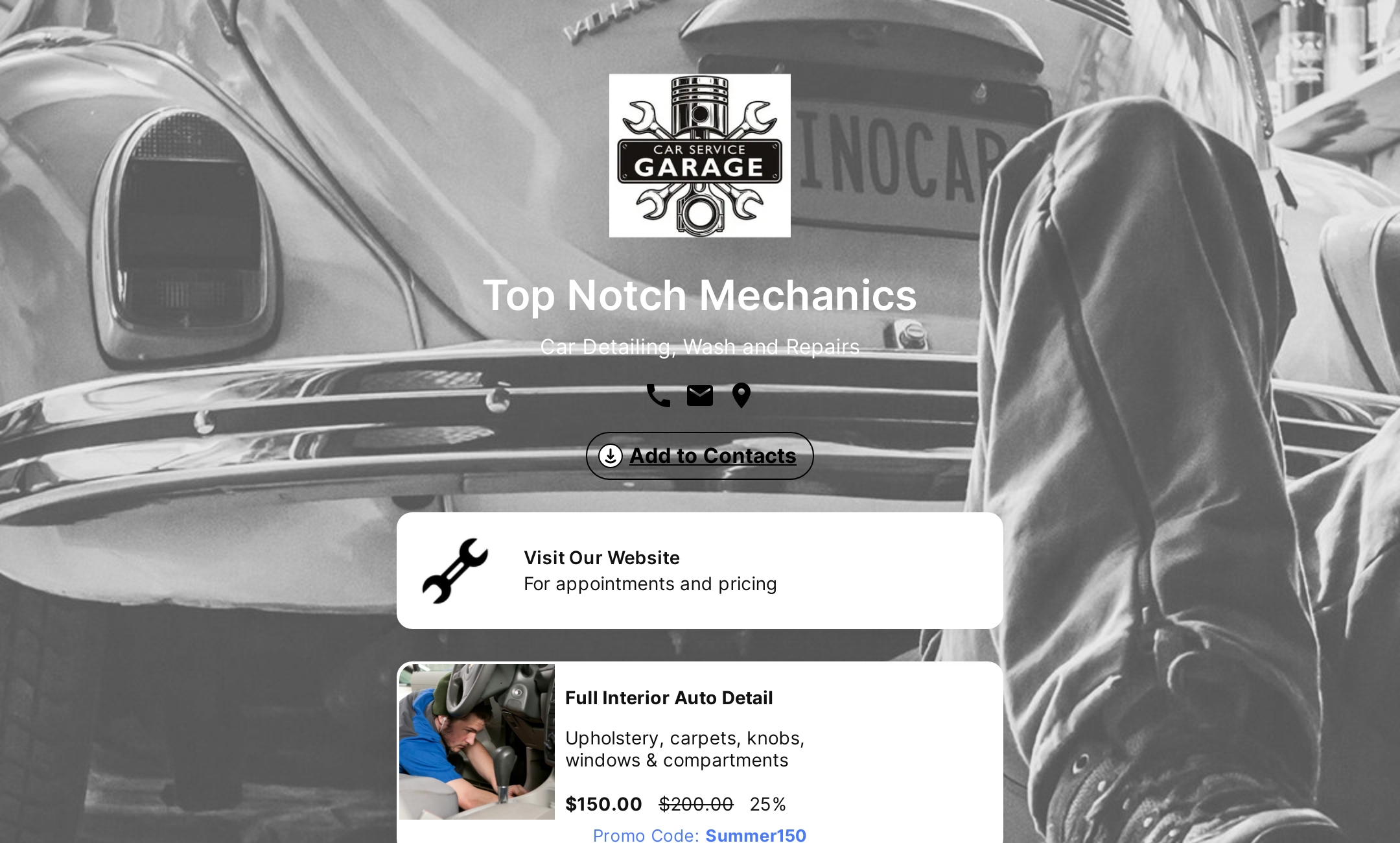 Top Notch Mechanics' Flowpage
