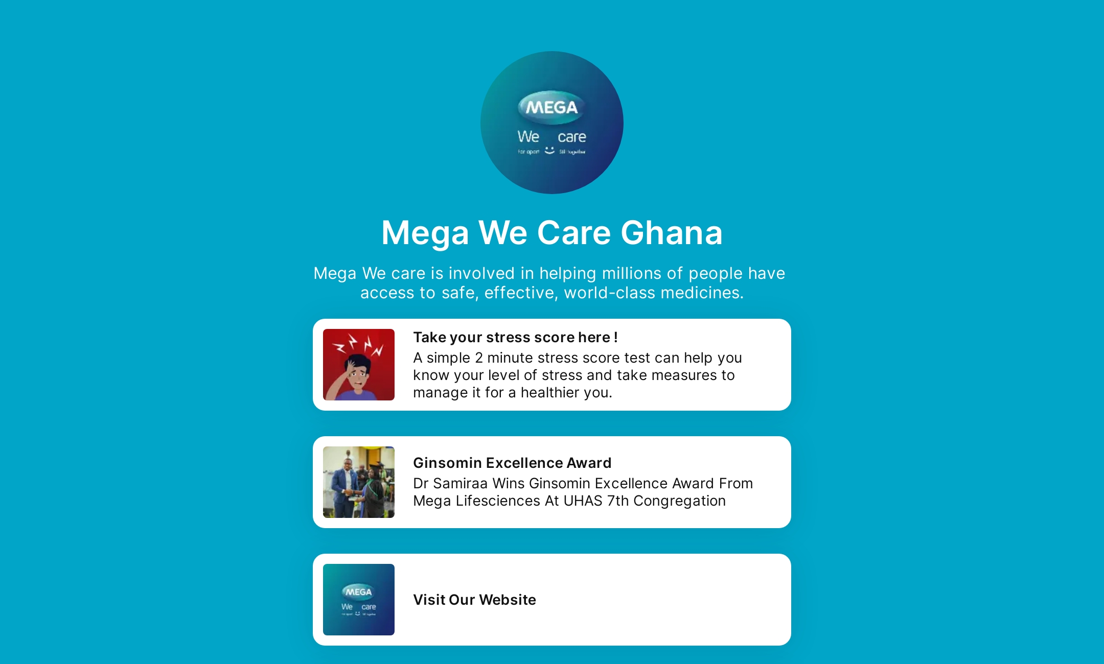 Mega We Care Ghana's Flowpage