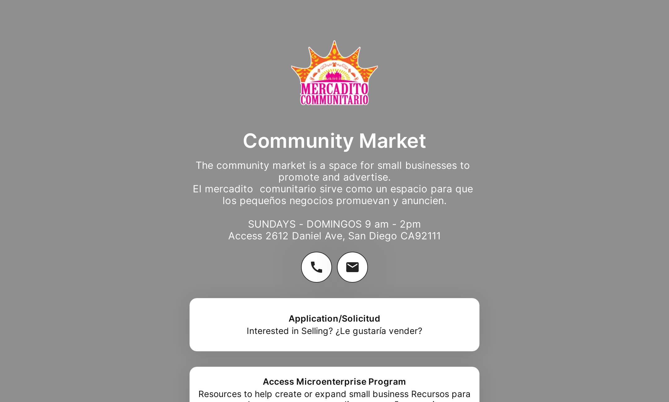 Community Market's Flowpage