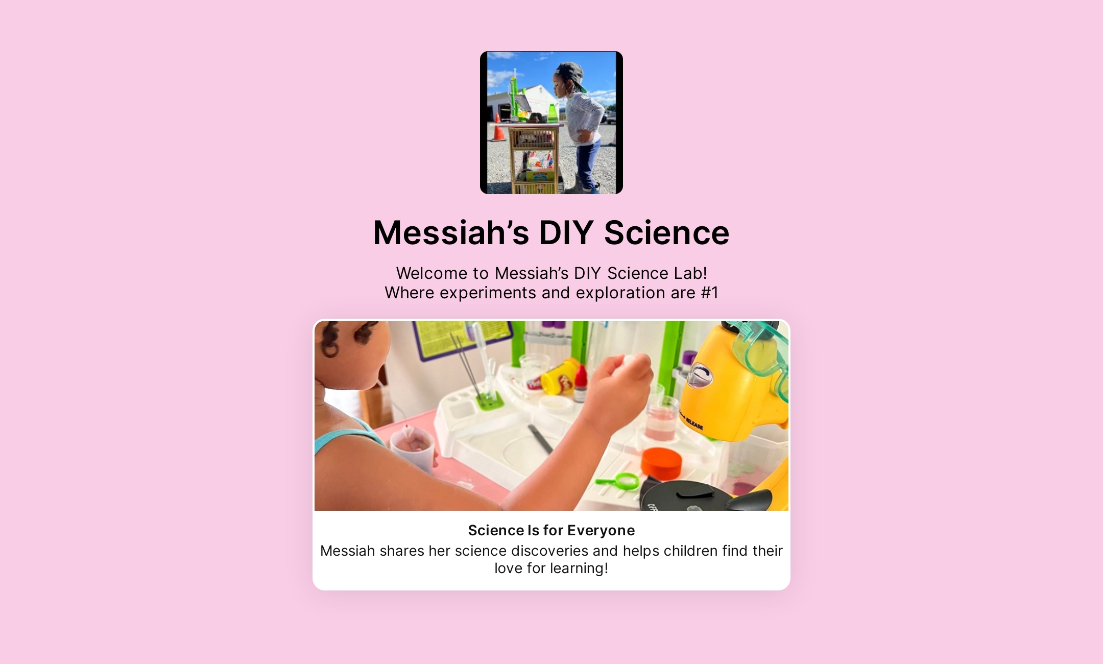 Messiah’s DIY Science 's Flowpage