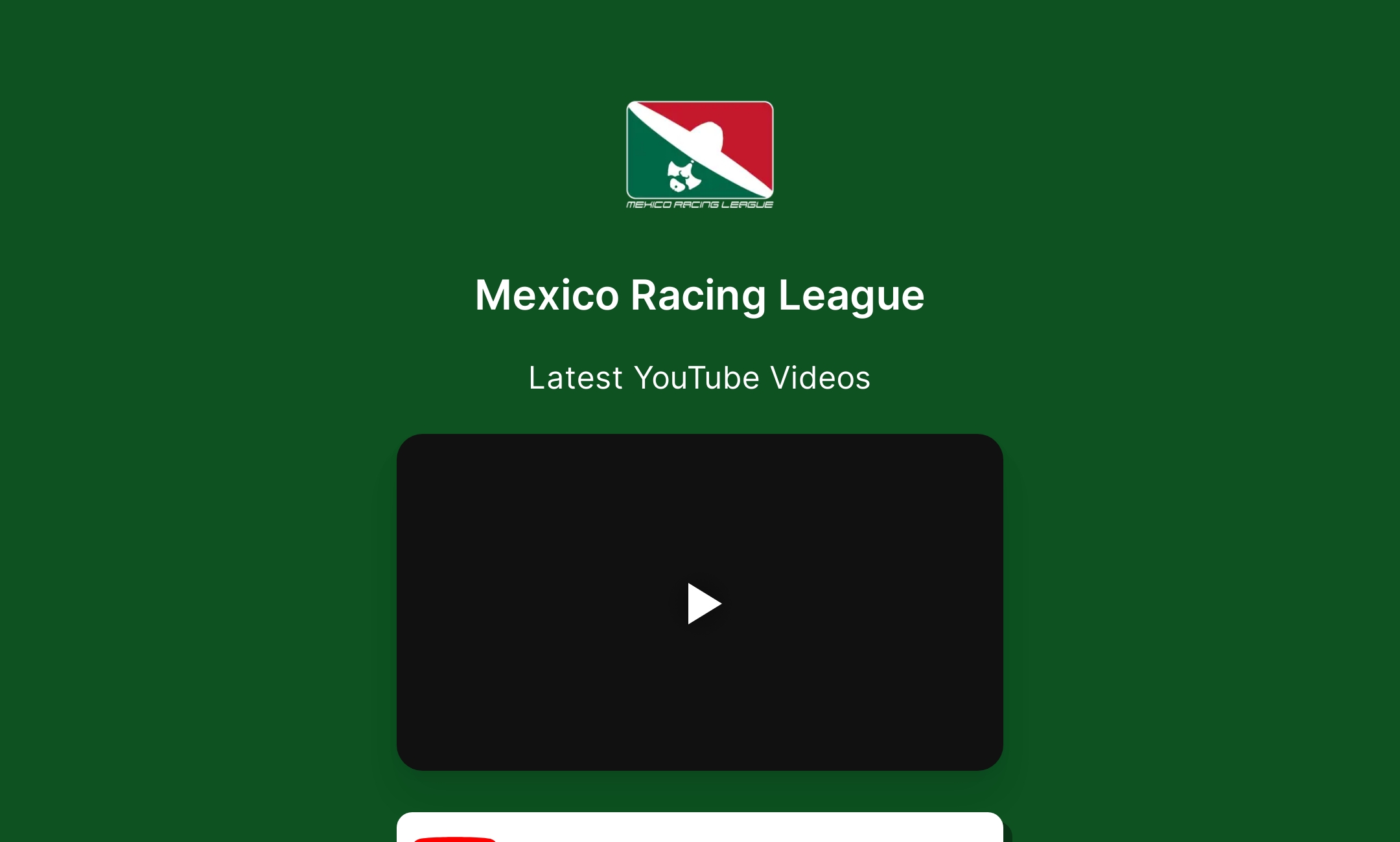Mexico Racing League's Flowpage