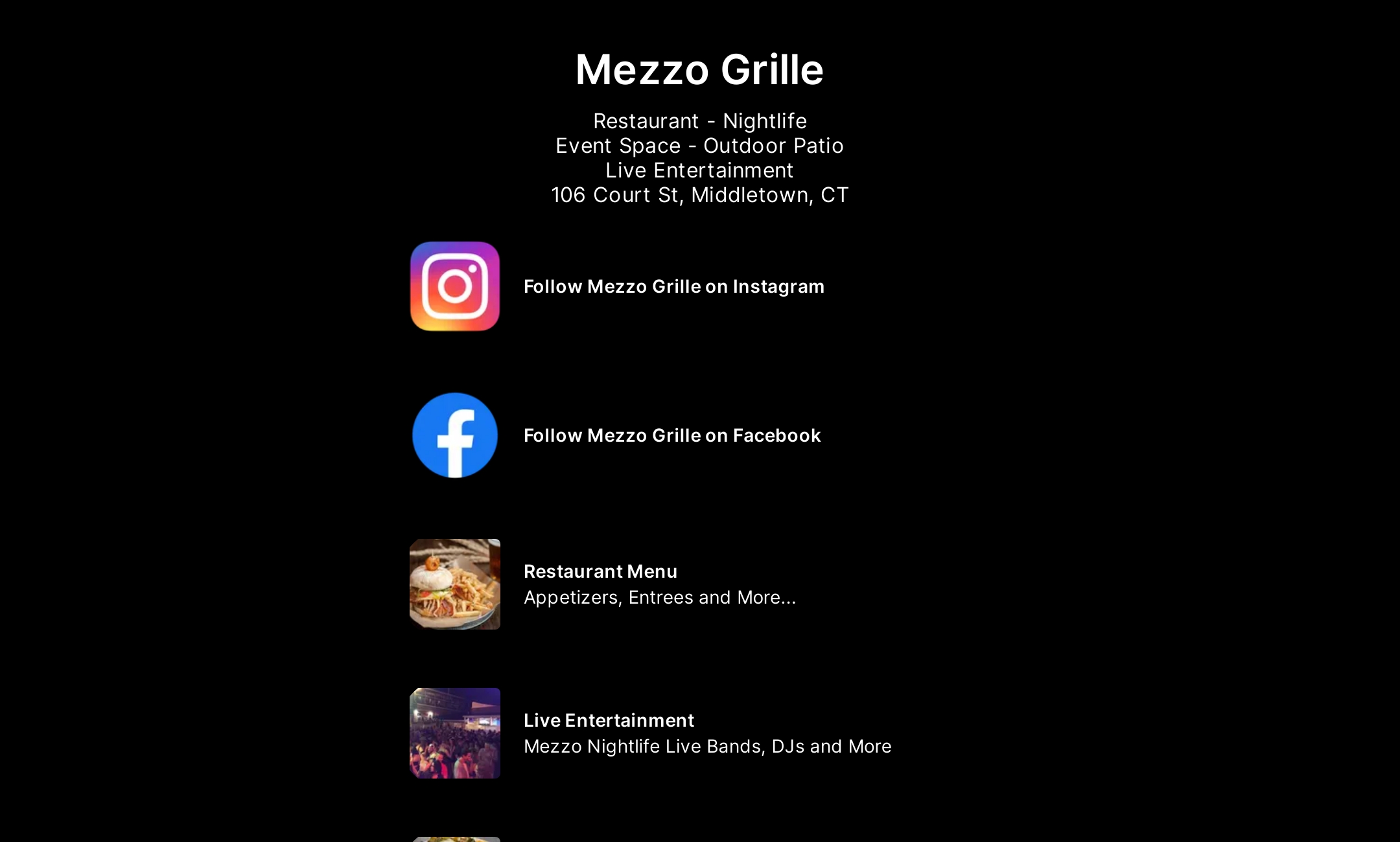 Mezzo Grille - Restaurant, Bar, Nightlife, Outdoor Patio & Event Space ...