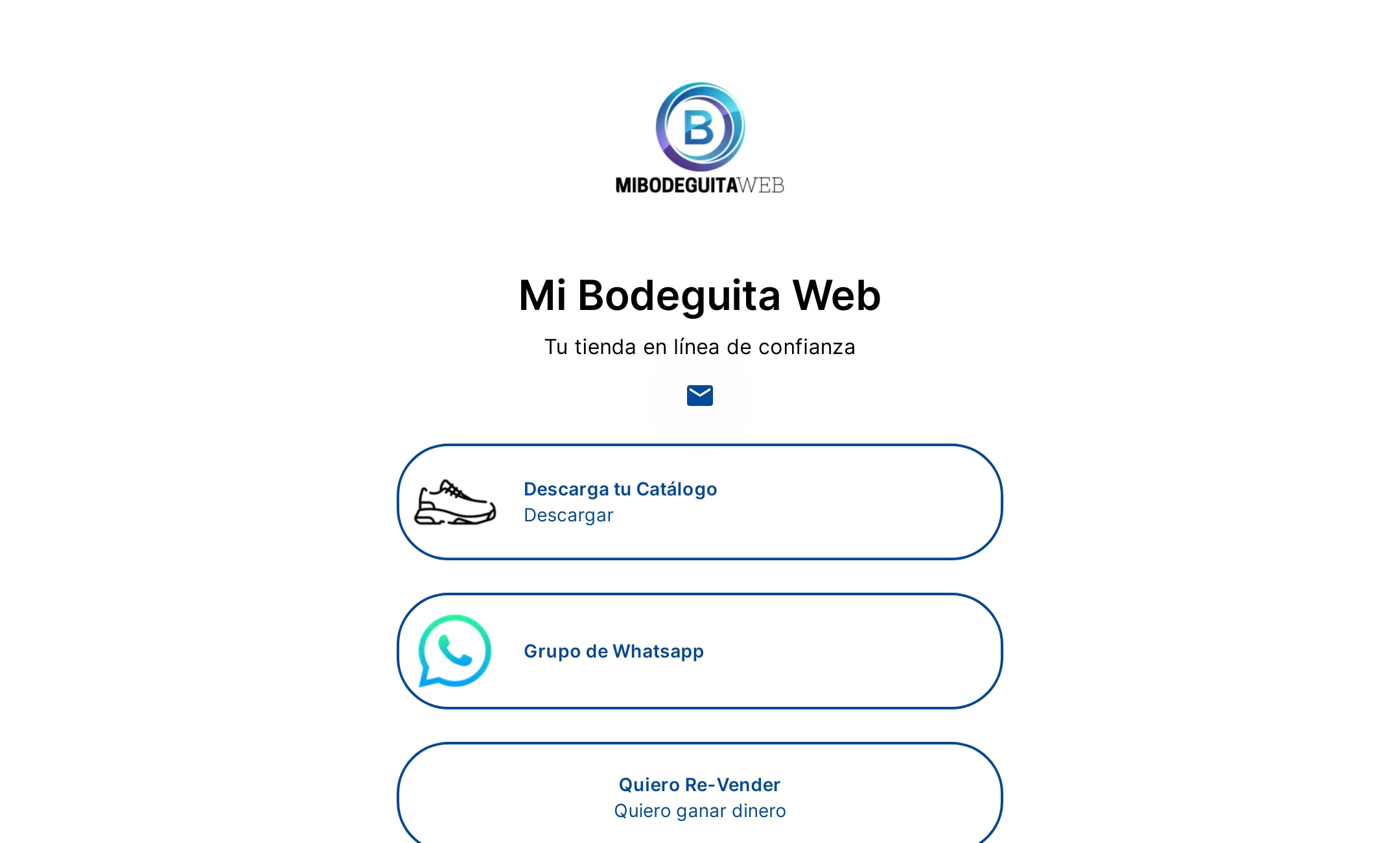 Mi Bodeguita Web's Flowpage