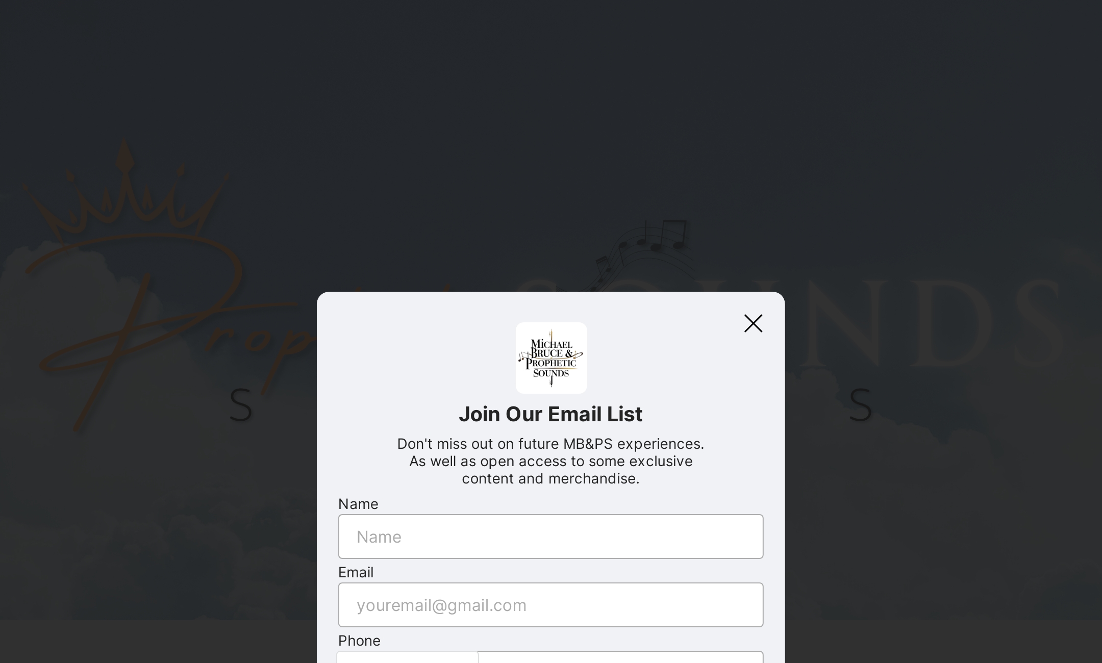 Michael Bruce & Prophetic Sounds' Flowpage