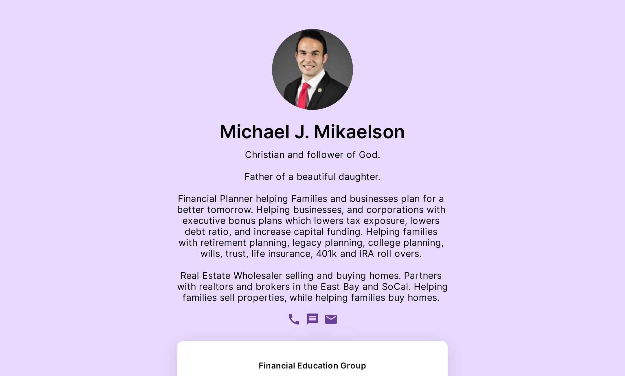 Michael J. Mikaelson's Flowpage