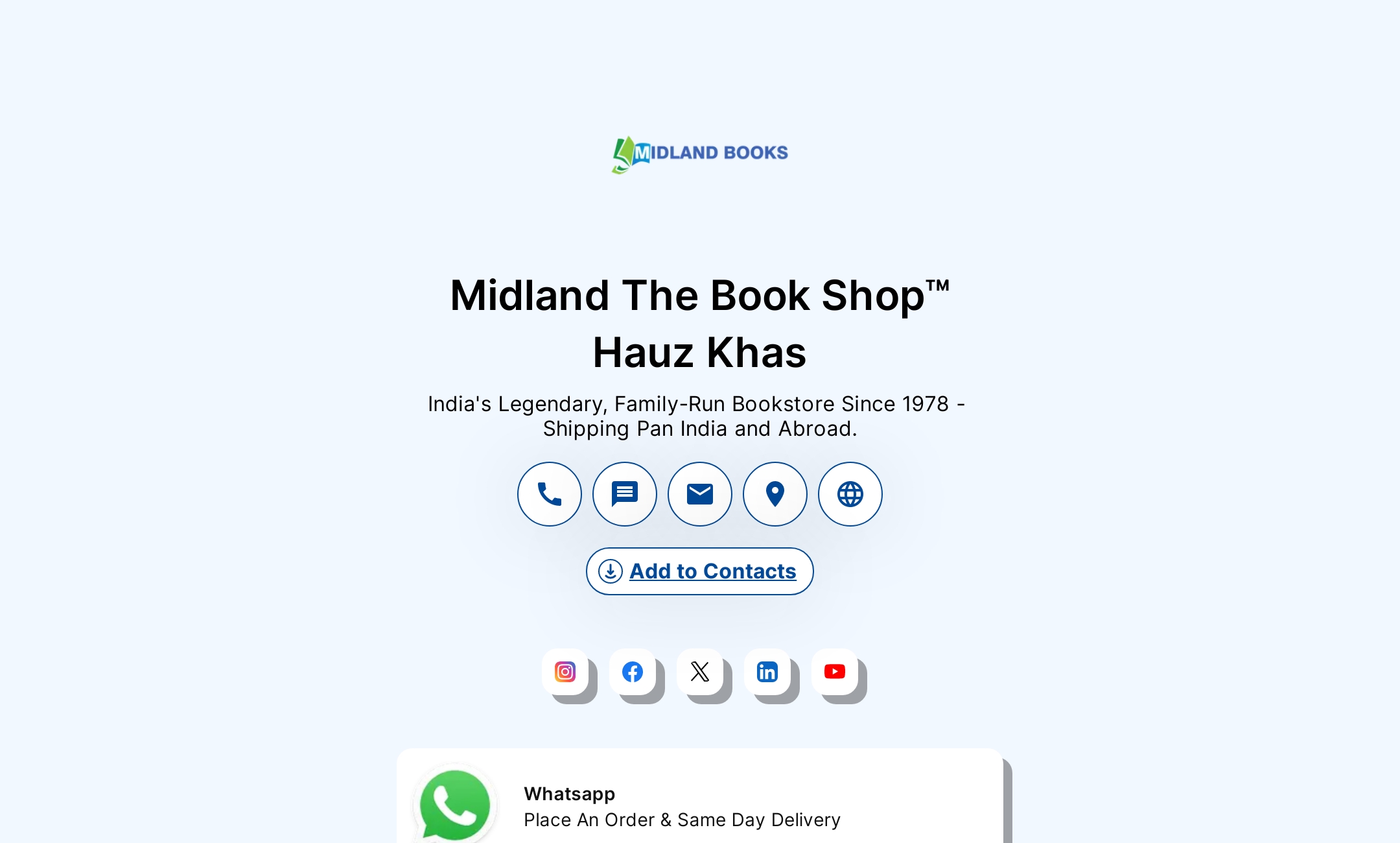 Midland The Book Shop™ Hauz Khas' Flowpage