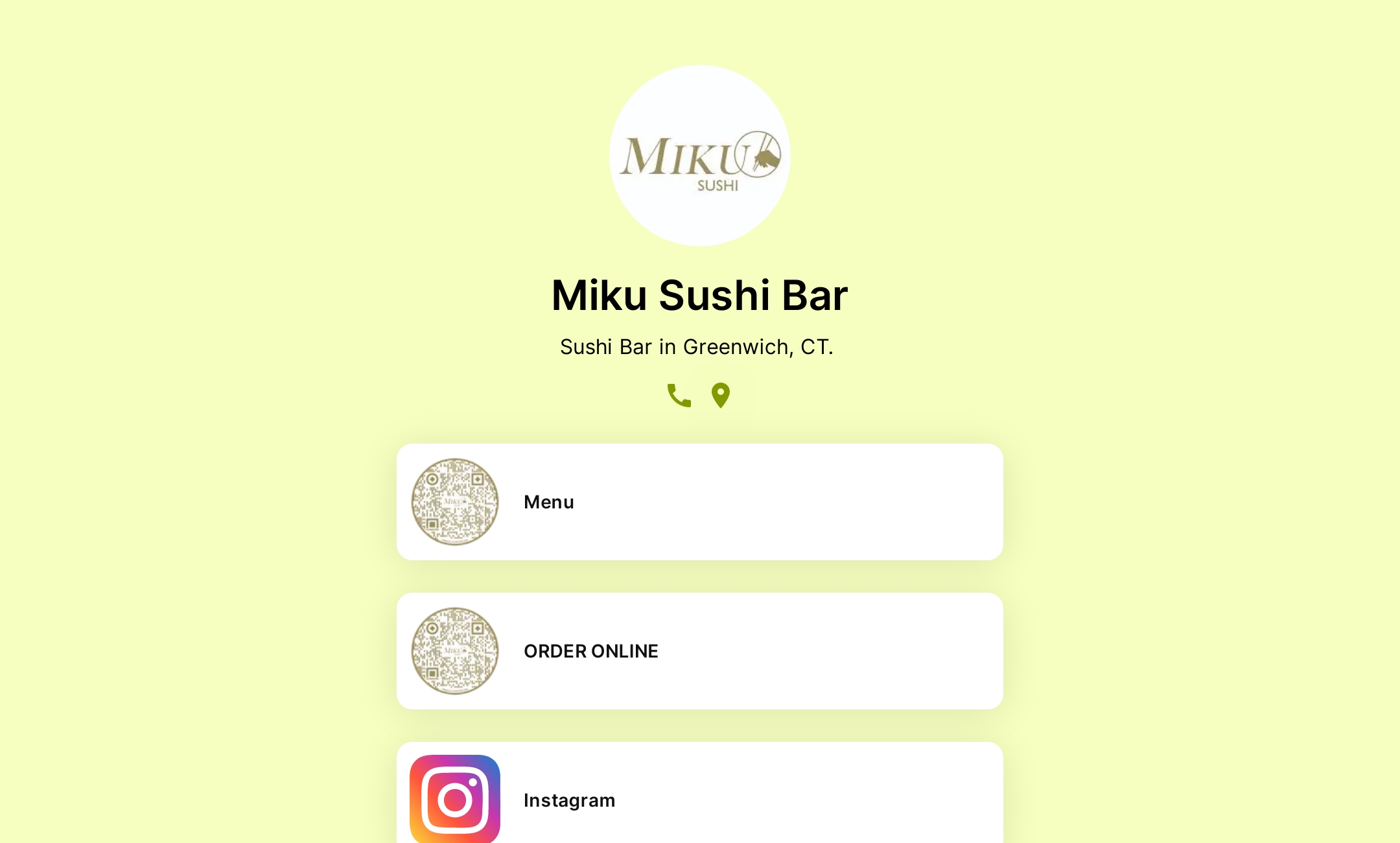Miku Sushi Bar's Flowpage