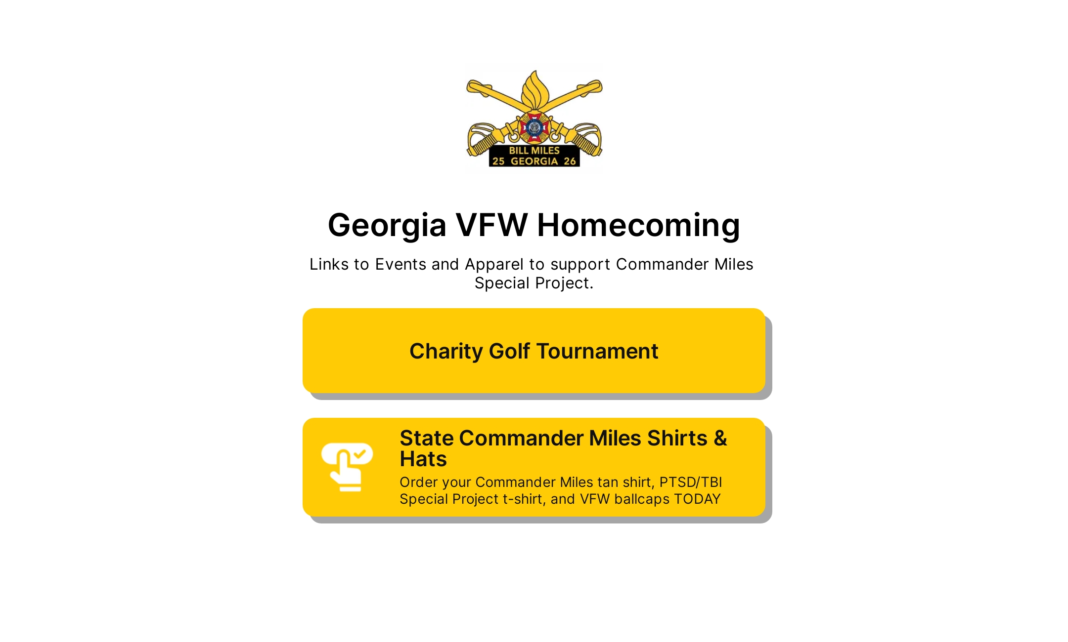 Georgia VFW Homecoming's Flowpage