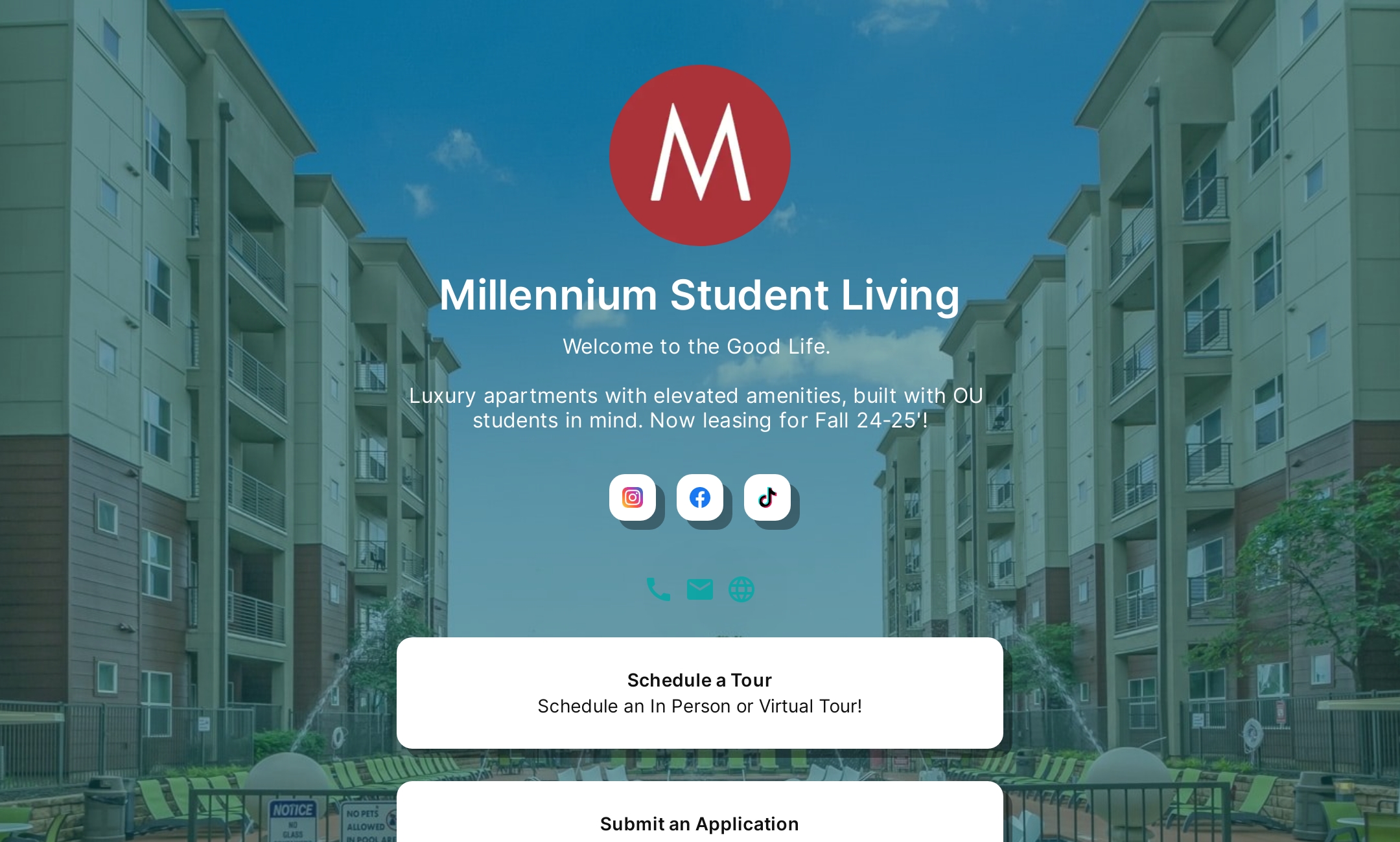Millennium Student Living's Flowpage