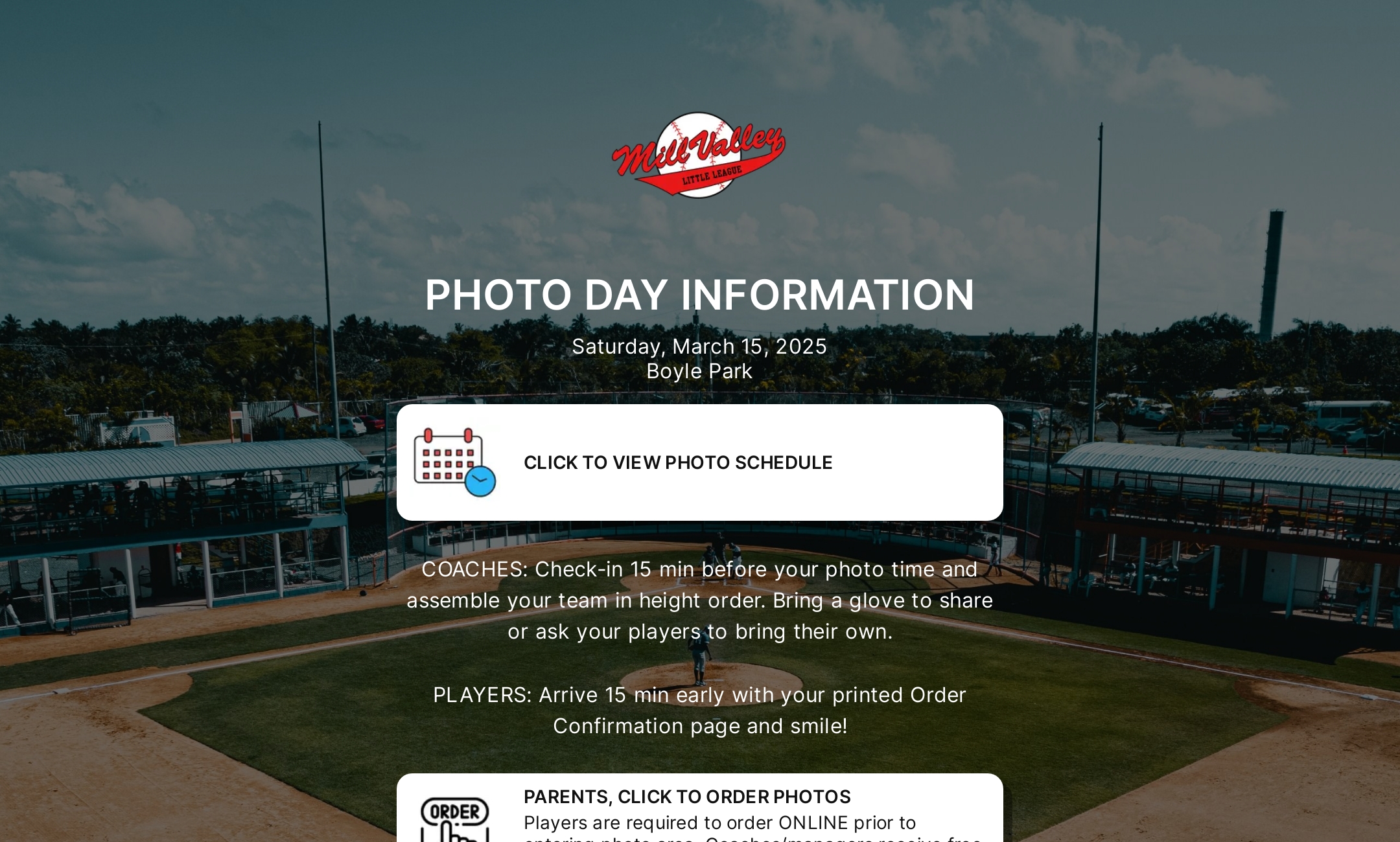 PHOTO DAY INFORMATION's Flowpage