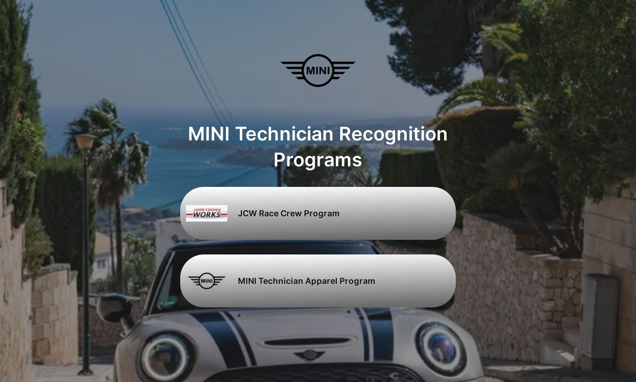 MINI Technician Recognition Programs 's Flowpage