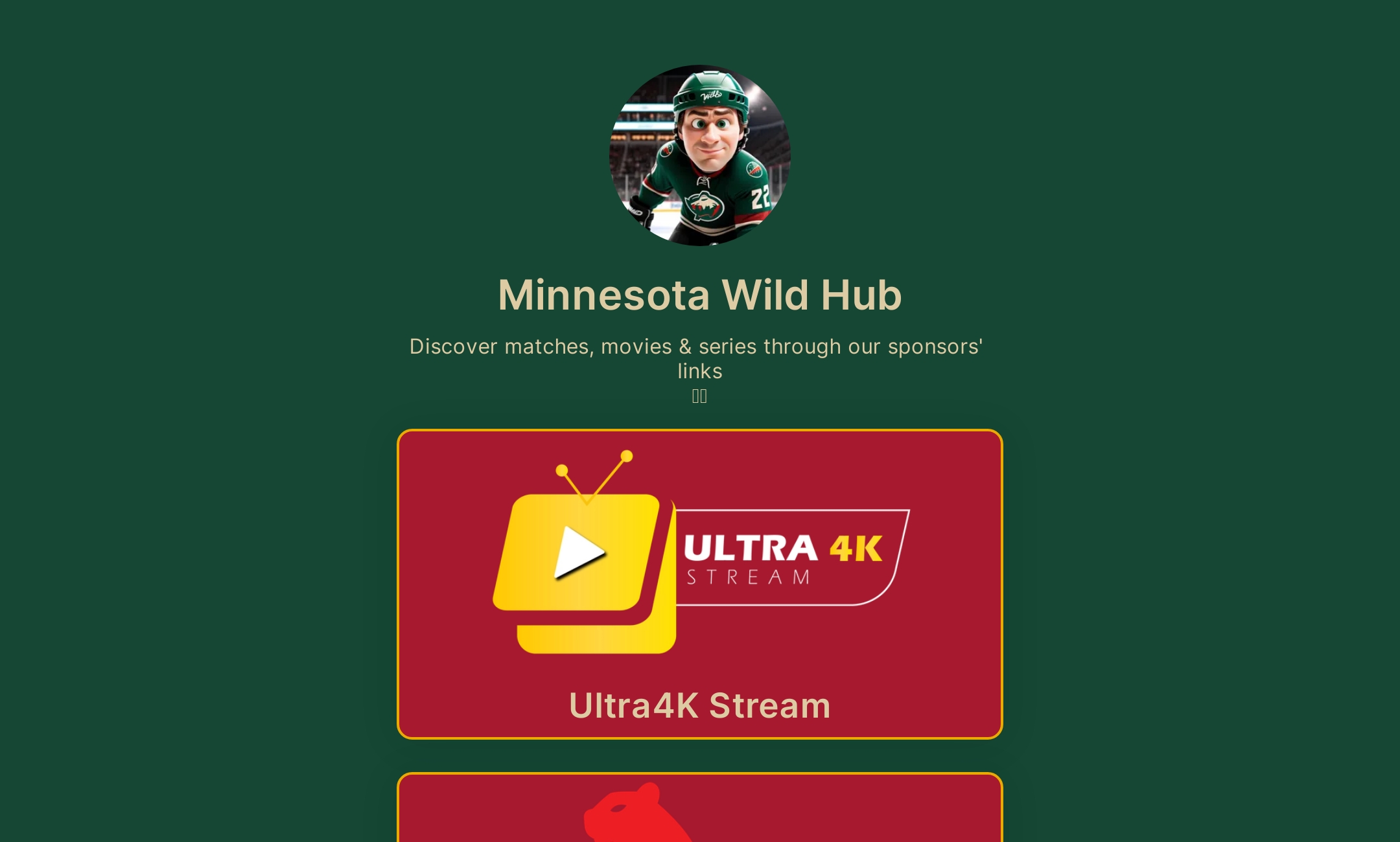 Minnesota Wild Hub's Flowpage