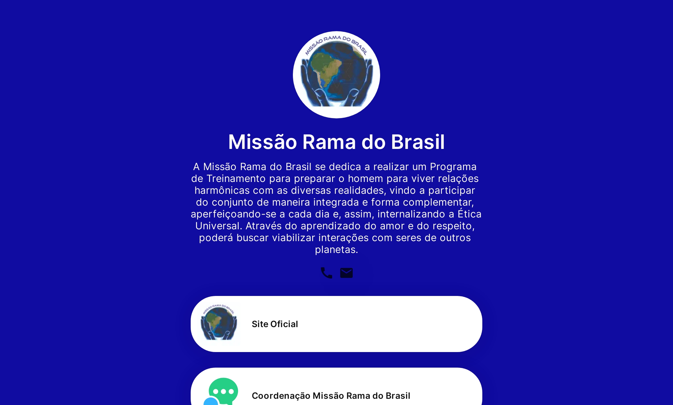 Missão Rama do Brasil's Flowpage