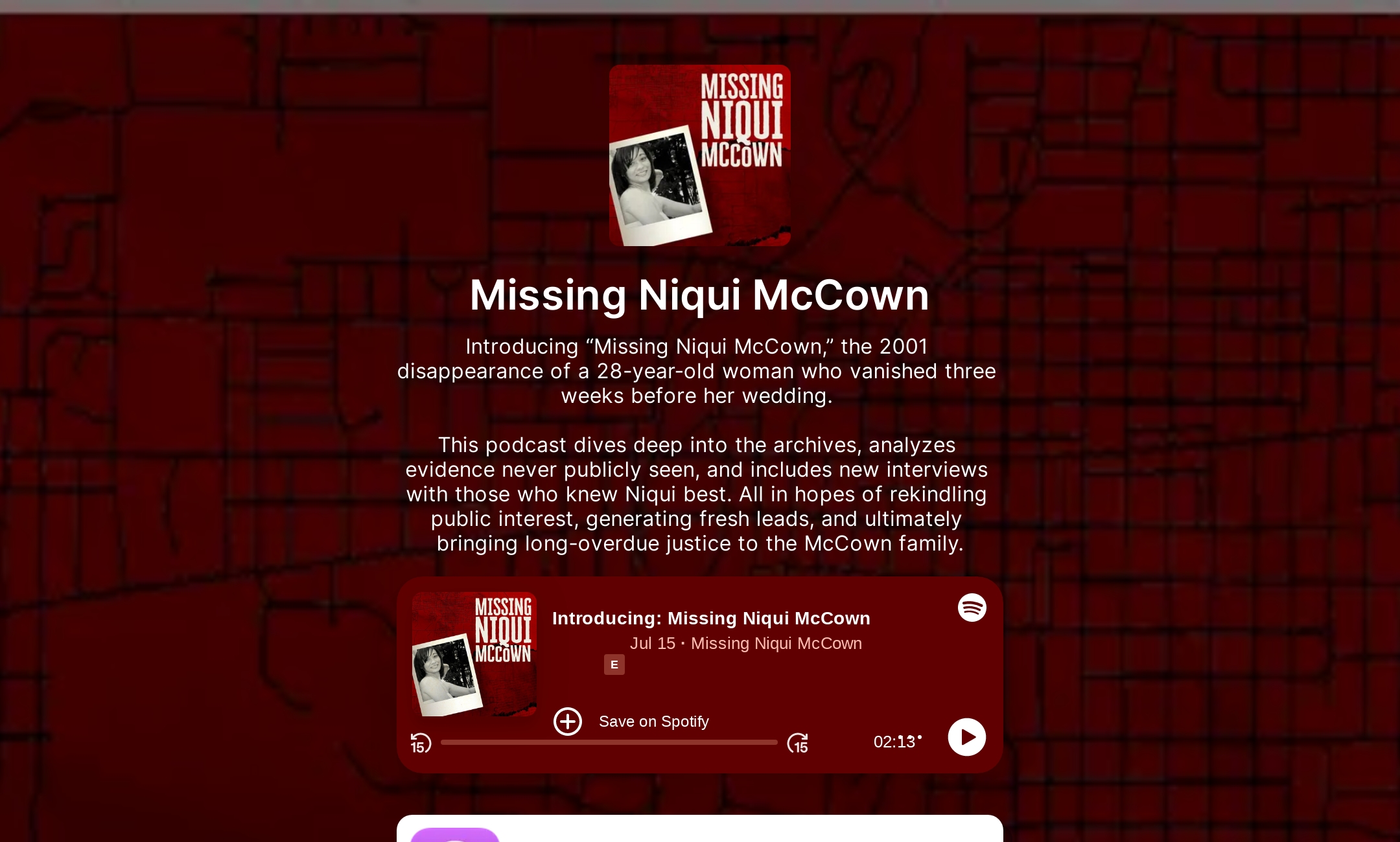 Missing Niqui McCown's Flowpage