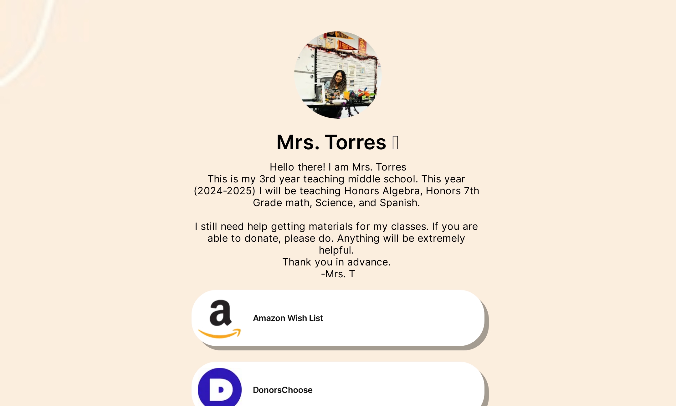 Mrs. Torres 🍎's Flowpage