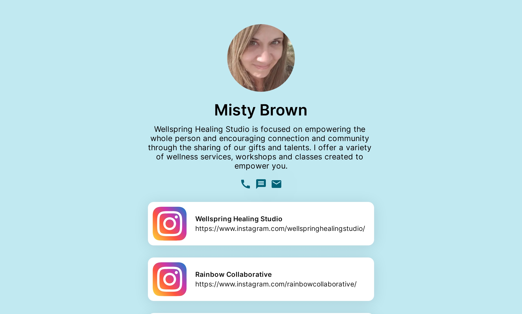 Misty Brown's Flowpage