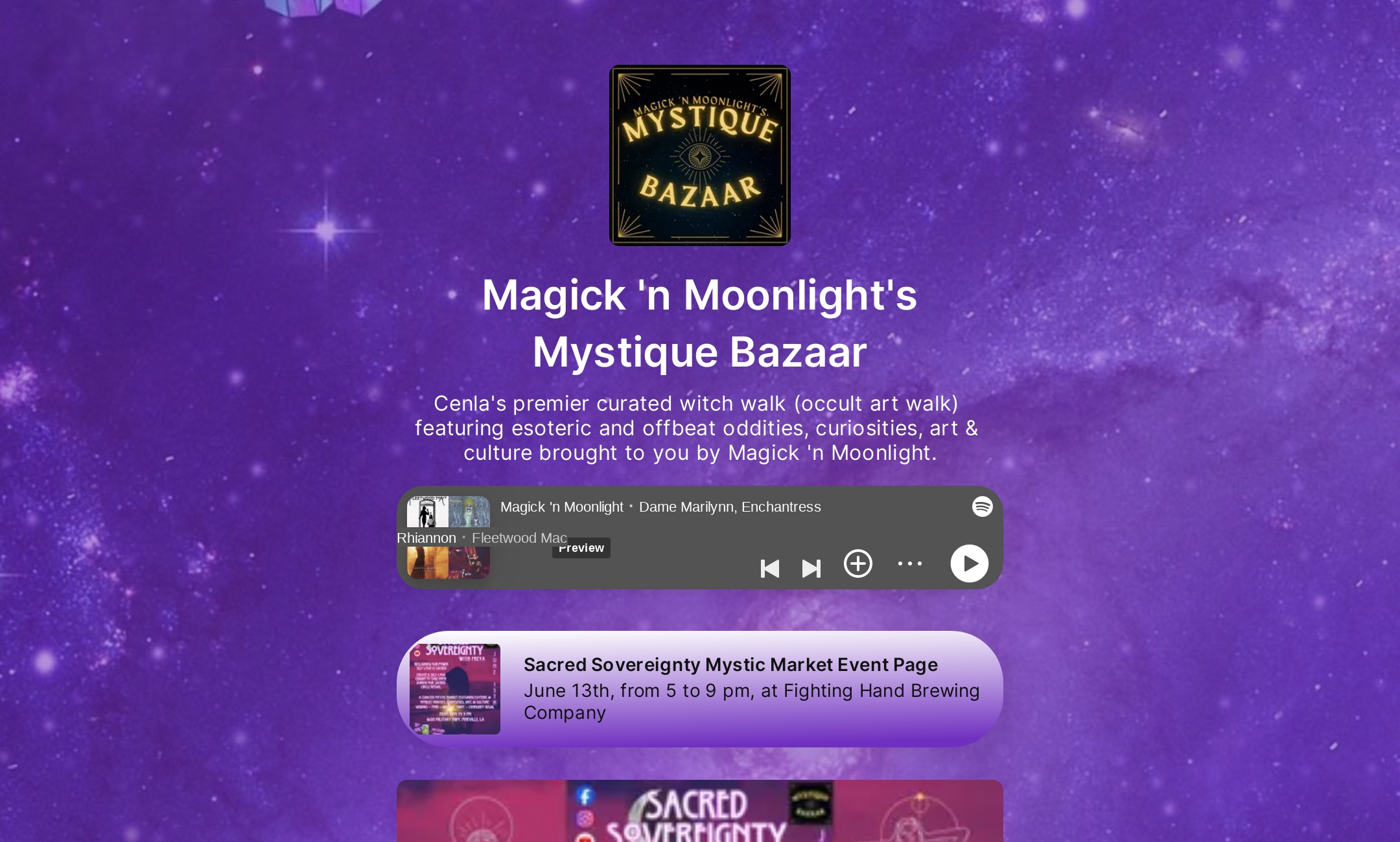Magick 'n Moonlight's Mystique Bazaar's Flowpage