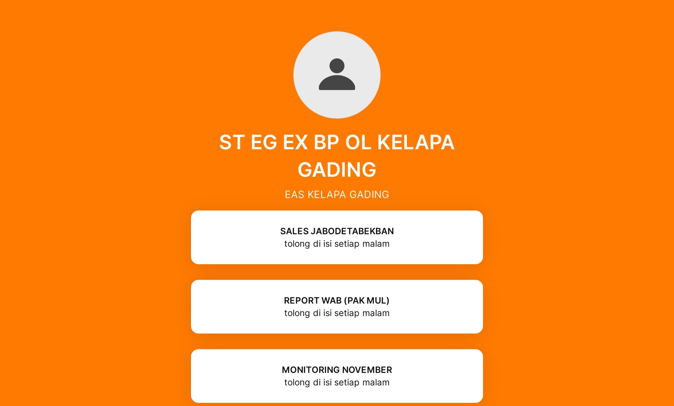 ST EG EX BP OL KELAPA GADING's Flowpage