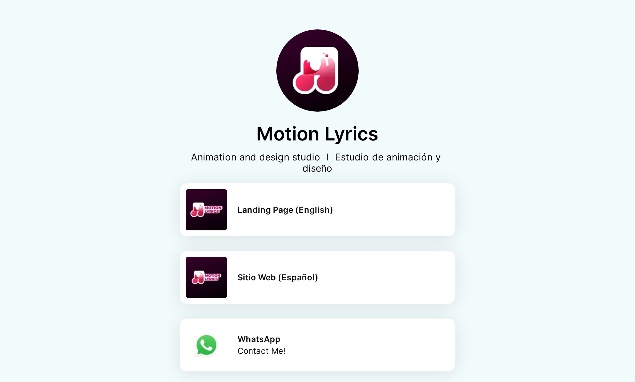 Motion Lyrics' Flowpage