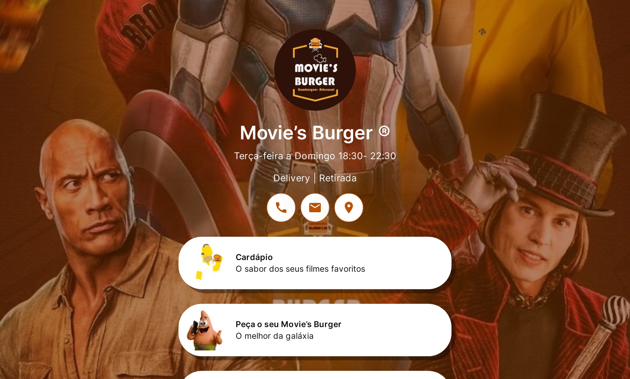 Movie’s Burger ®'s Flowpage