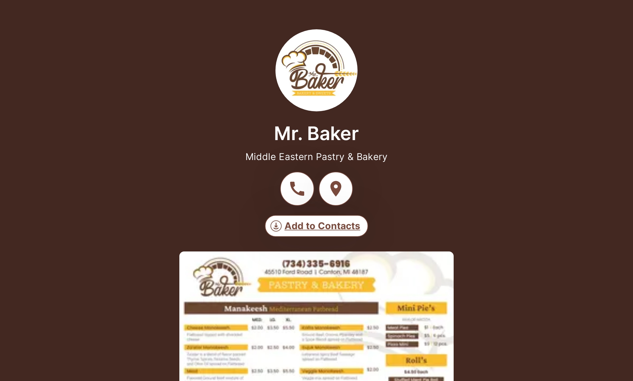 Mr. Baker's Flowpage