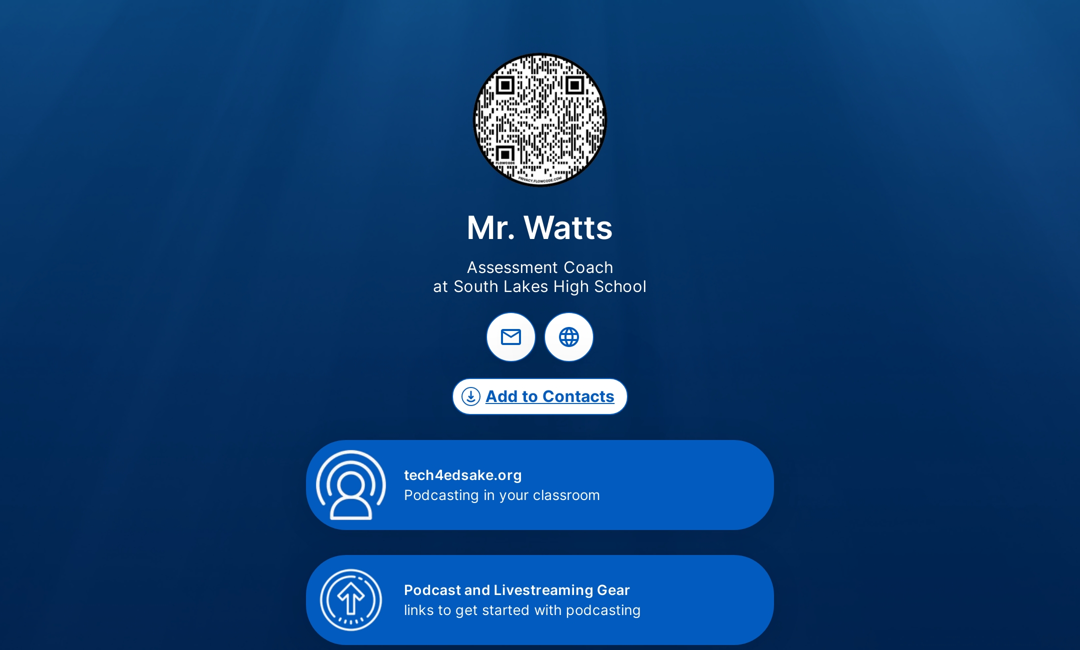 Mr. Watts' Flowpage