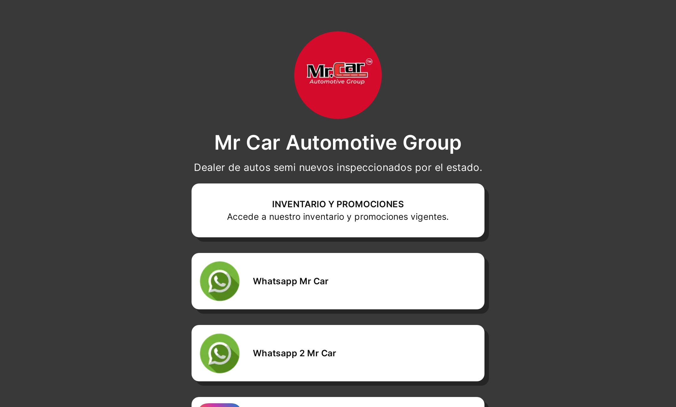 Mr Car Automotive Group's Flowpage