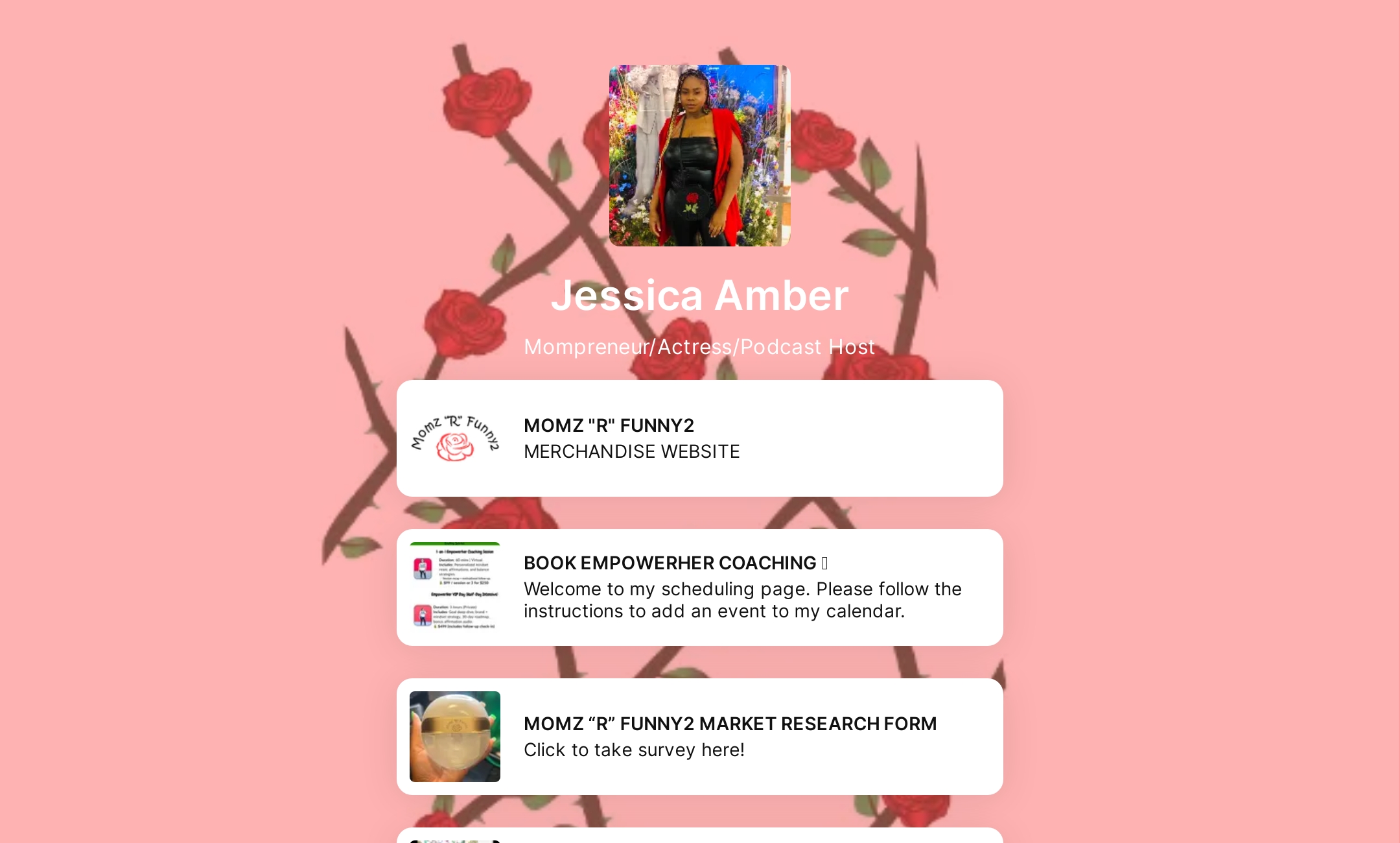 Jessica Amber 's Flowpage