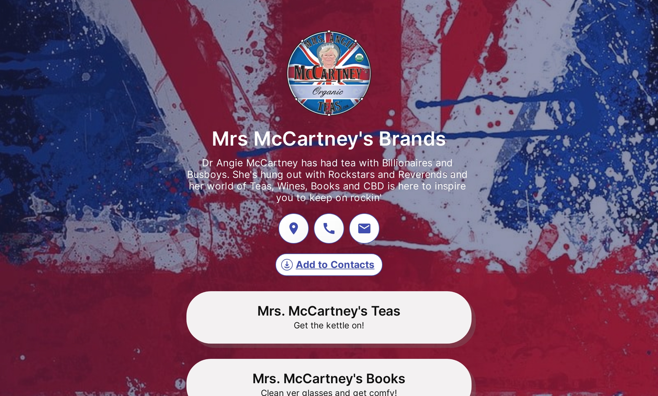 Mrs McCartney's Brands' Flowpage