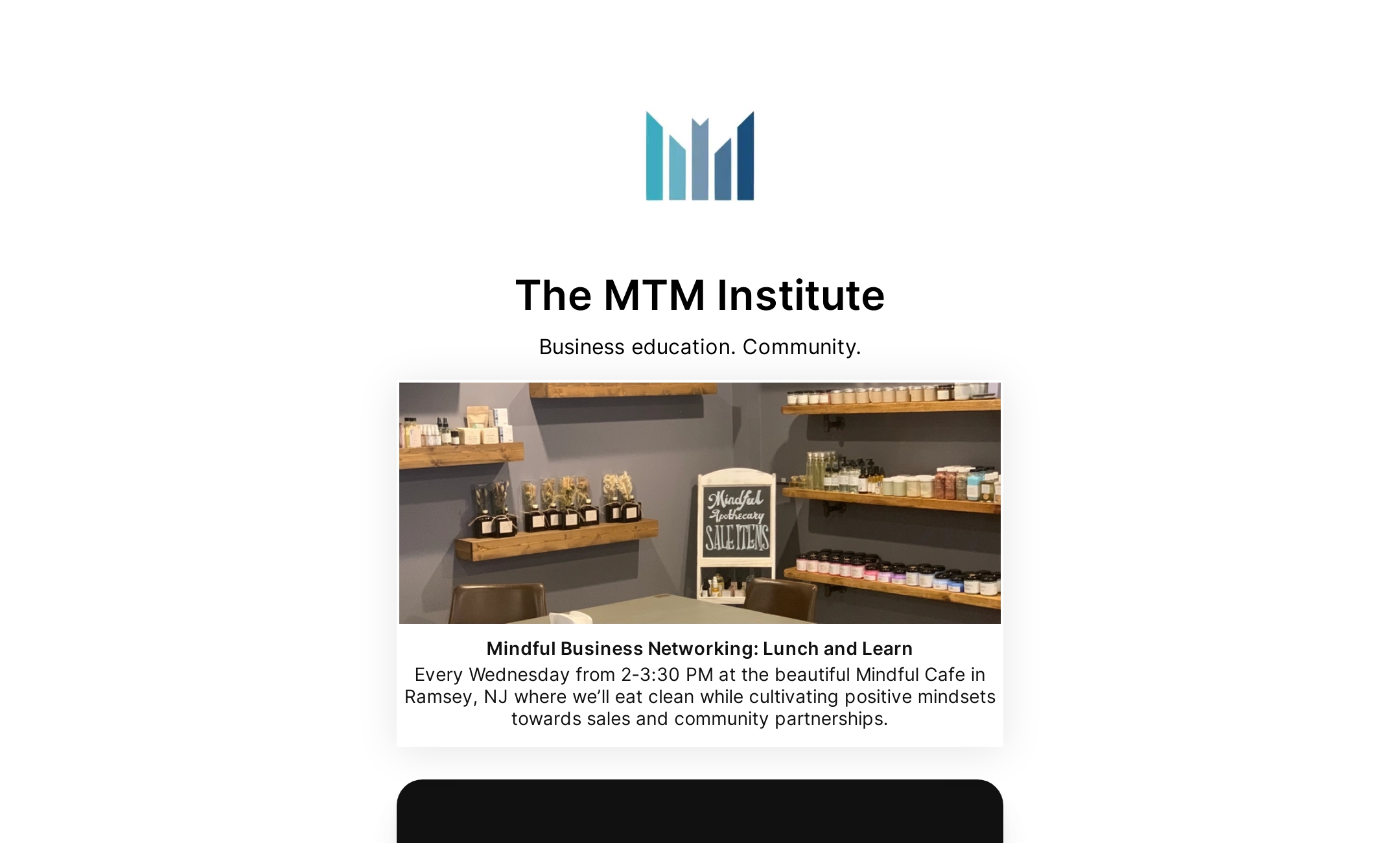 The MTM Institute's Flowpage
