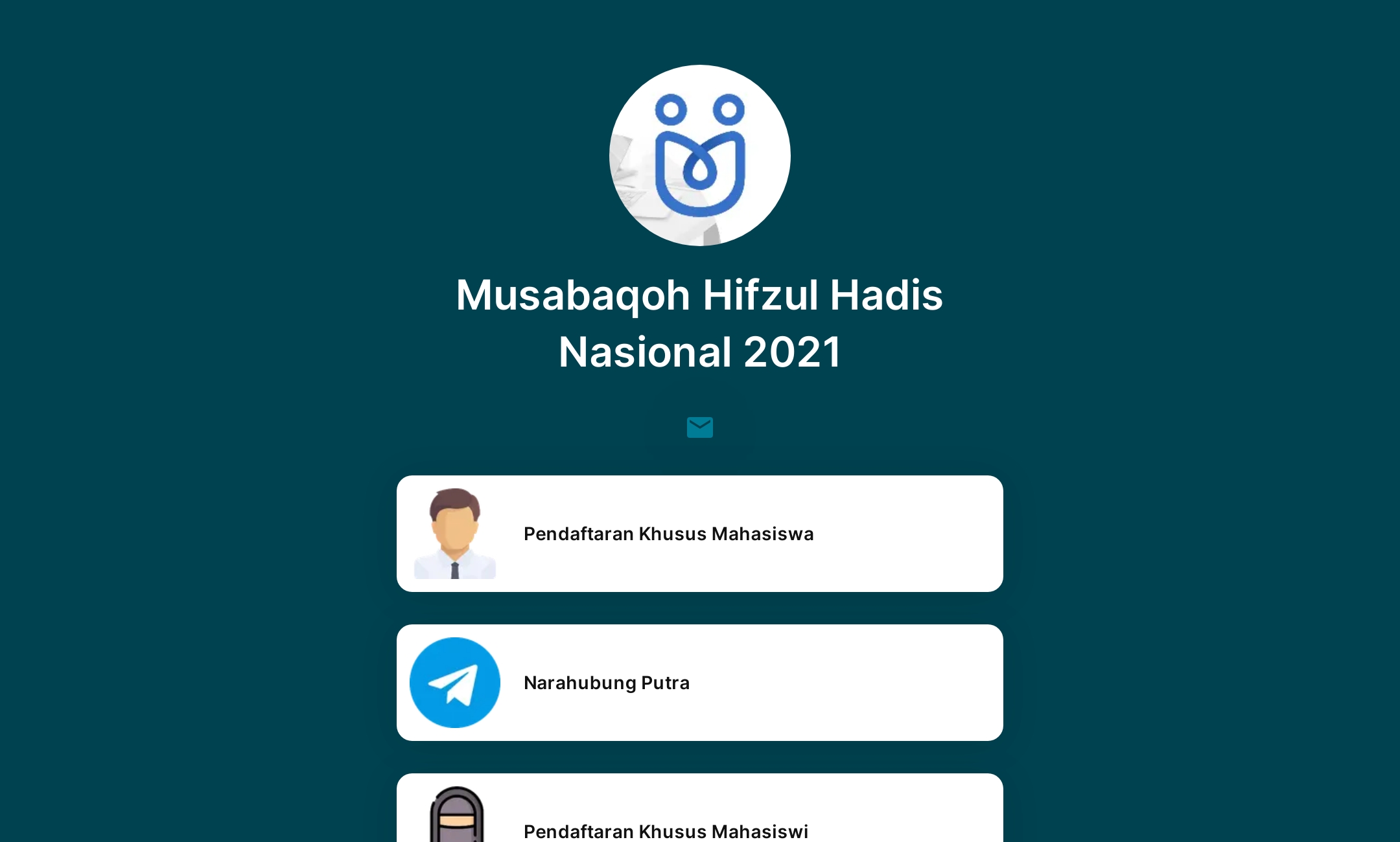 Musabaqoh Hifzul Hadis Nasional 2021's Flowpage
