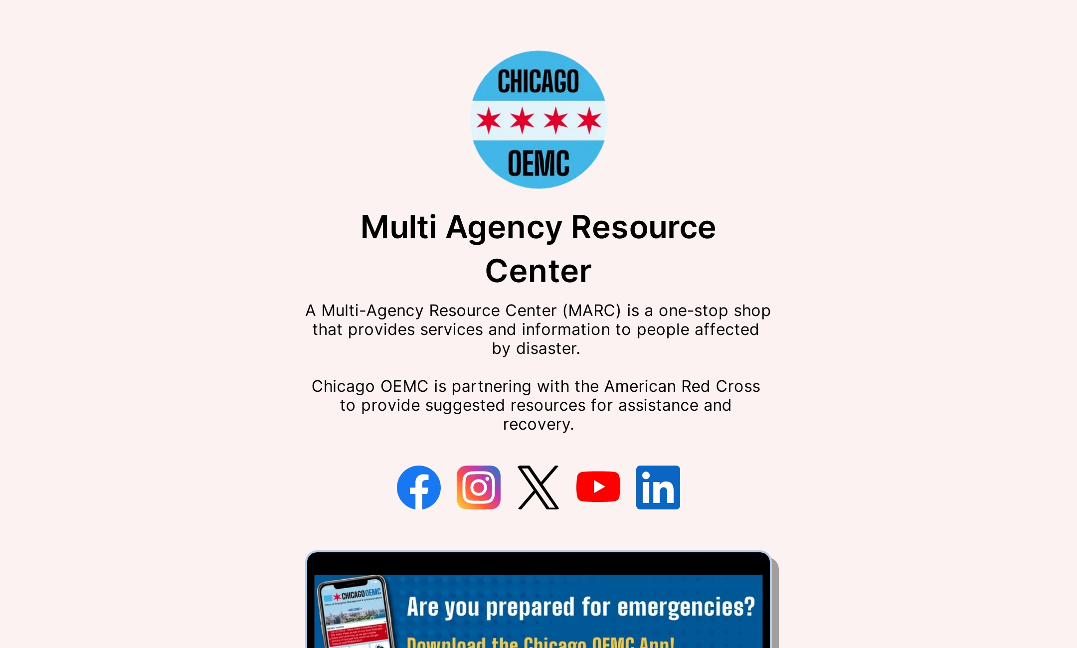 Multi Agency Resource Center's Flowpage