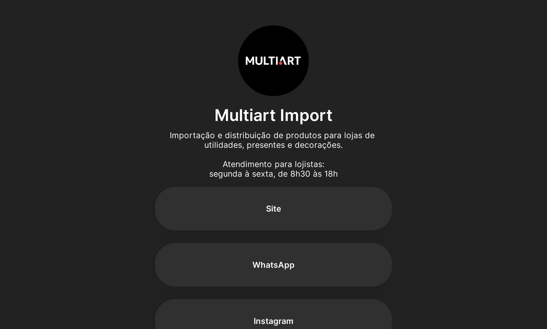 Multiart Import's Flowpage