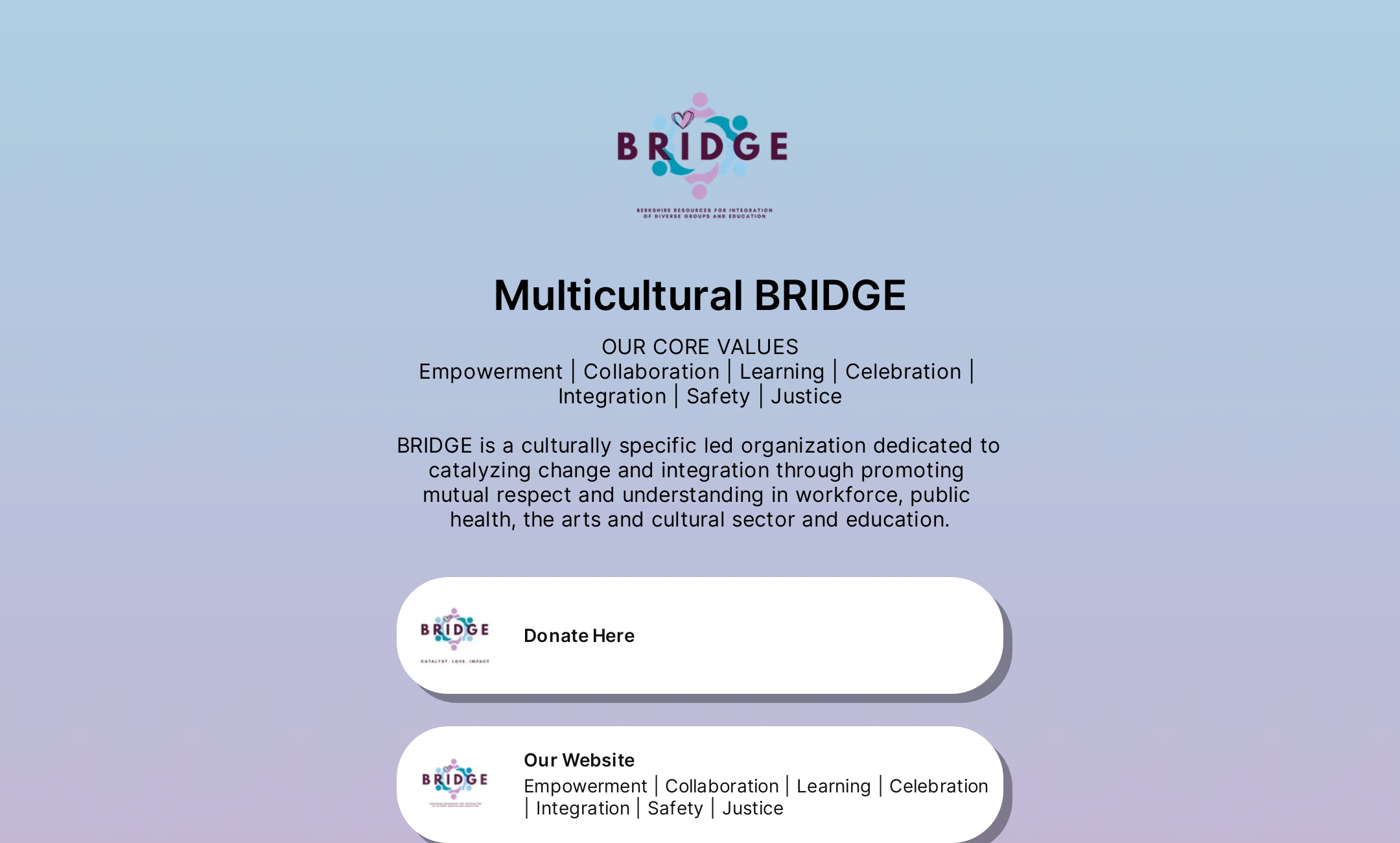 Multicultural BRIDGE's Flowpage